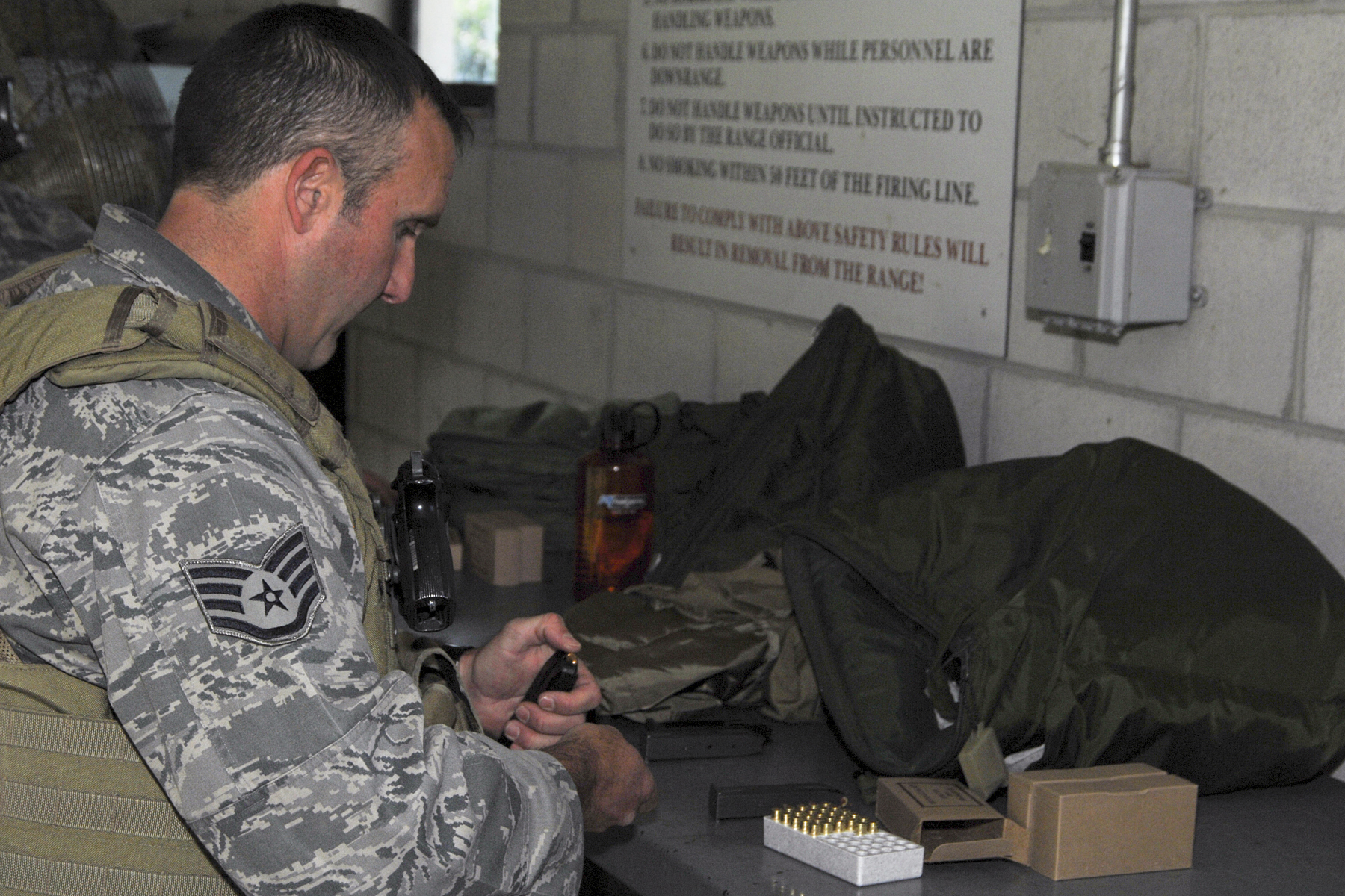 127th Security Forces Annual Weapons Qualification Training