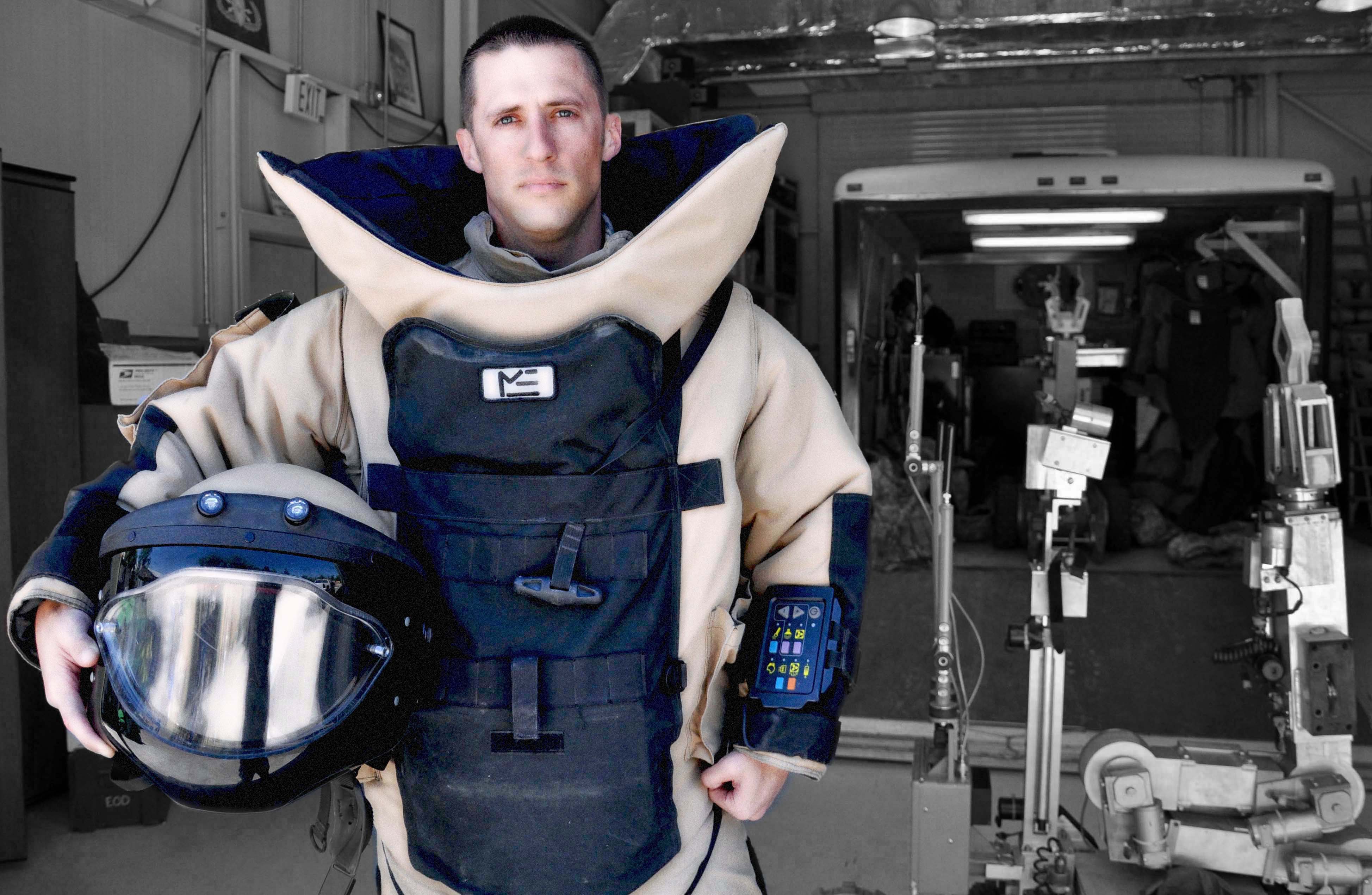 EOD tech first to earn Army CAB