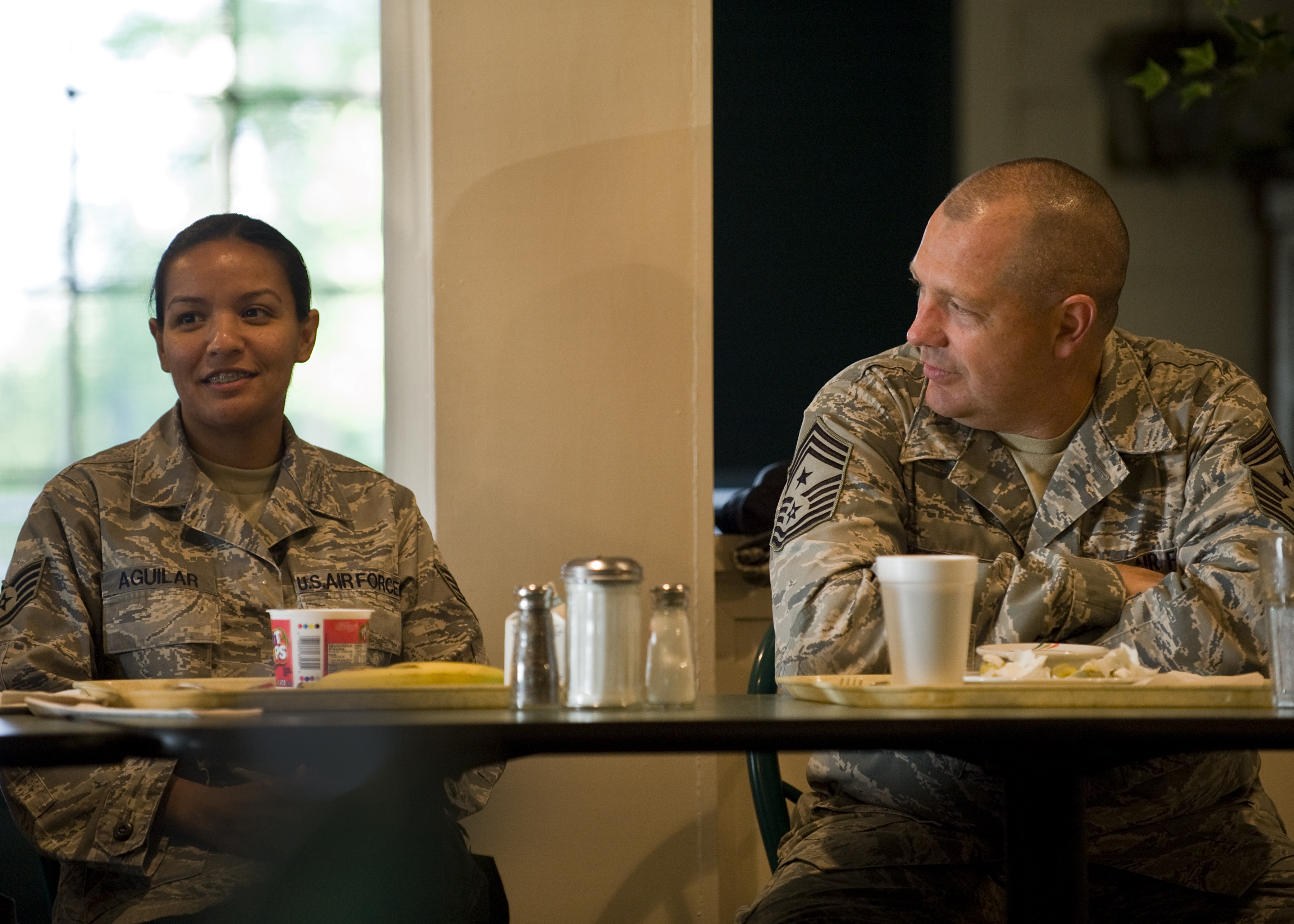 Command Chief Master Sergeant Visits Langley