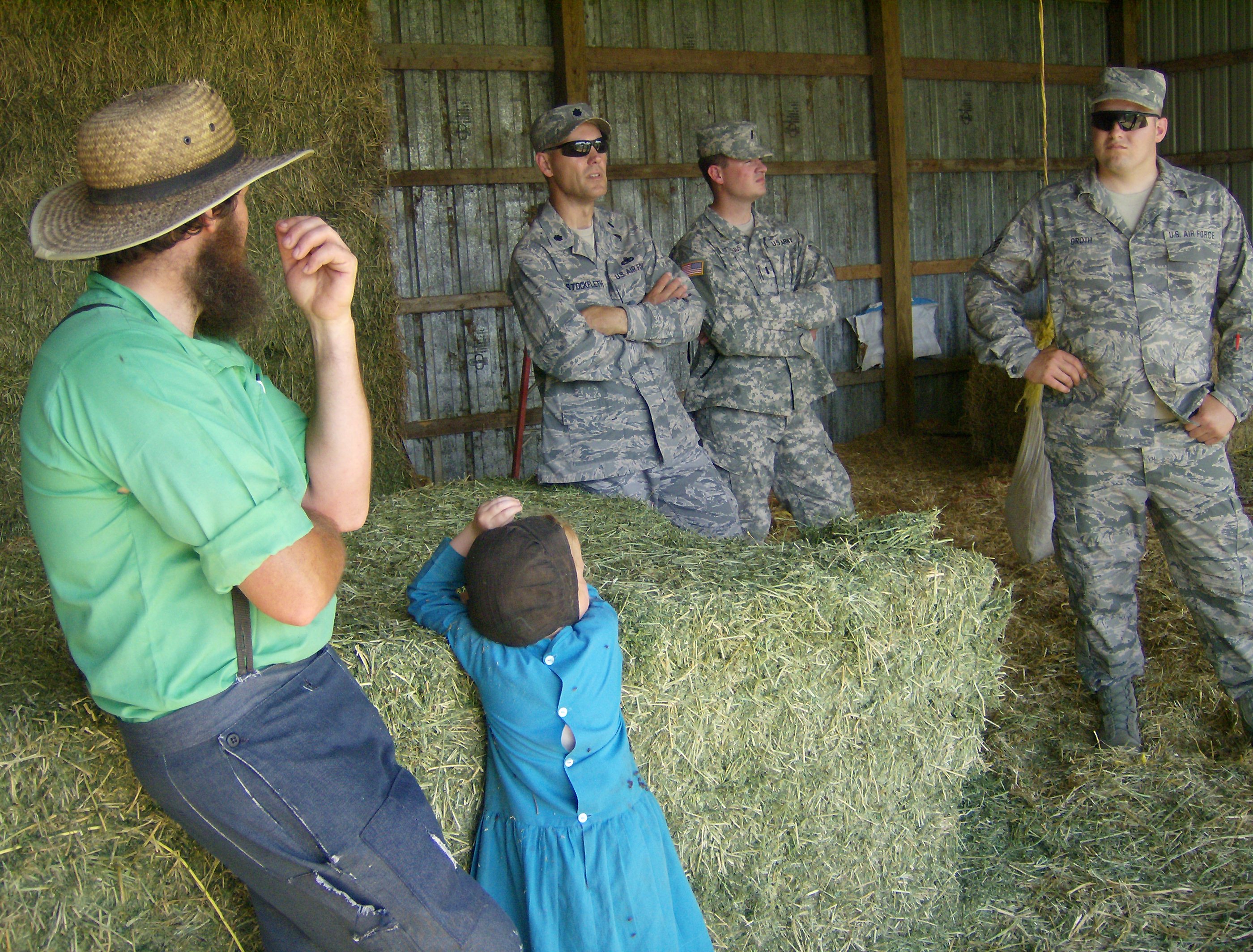Iowa ADT trains with Amish, at Living History Farms > 185th Air ...
