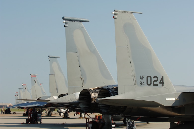 Photos: First two F-15 Eagles transferred from Langley > Air Combat ...