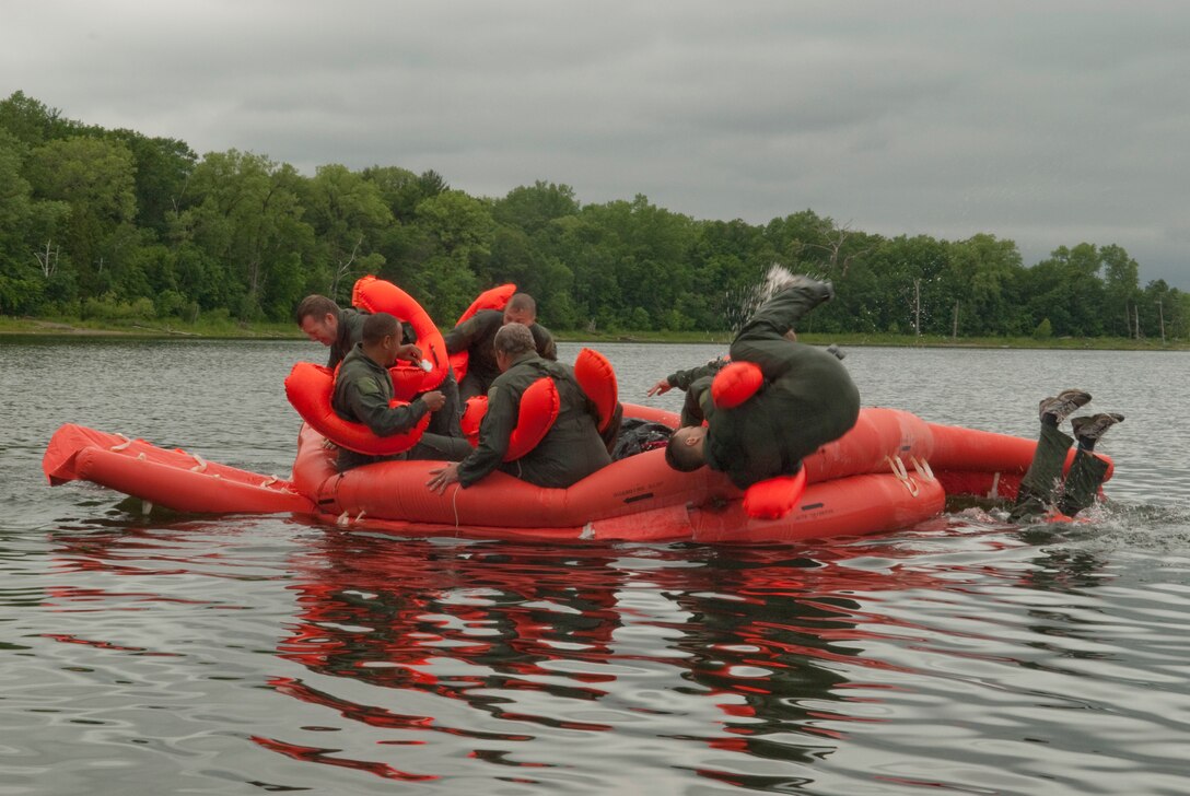 Water survival training