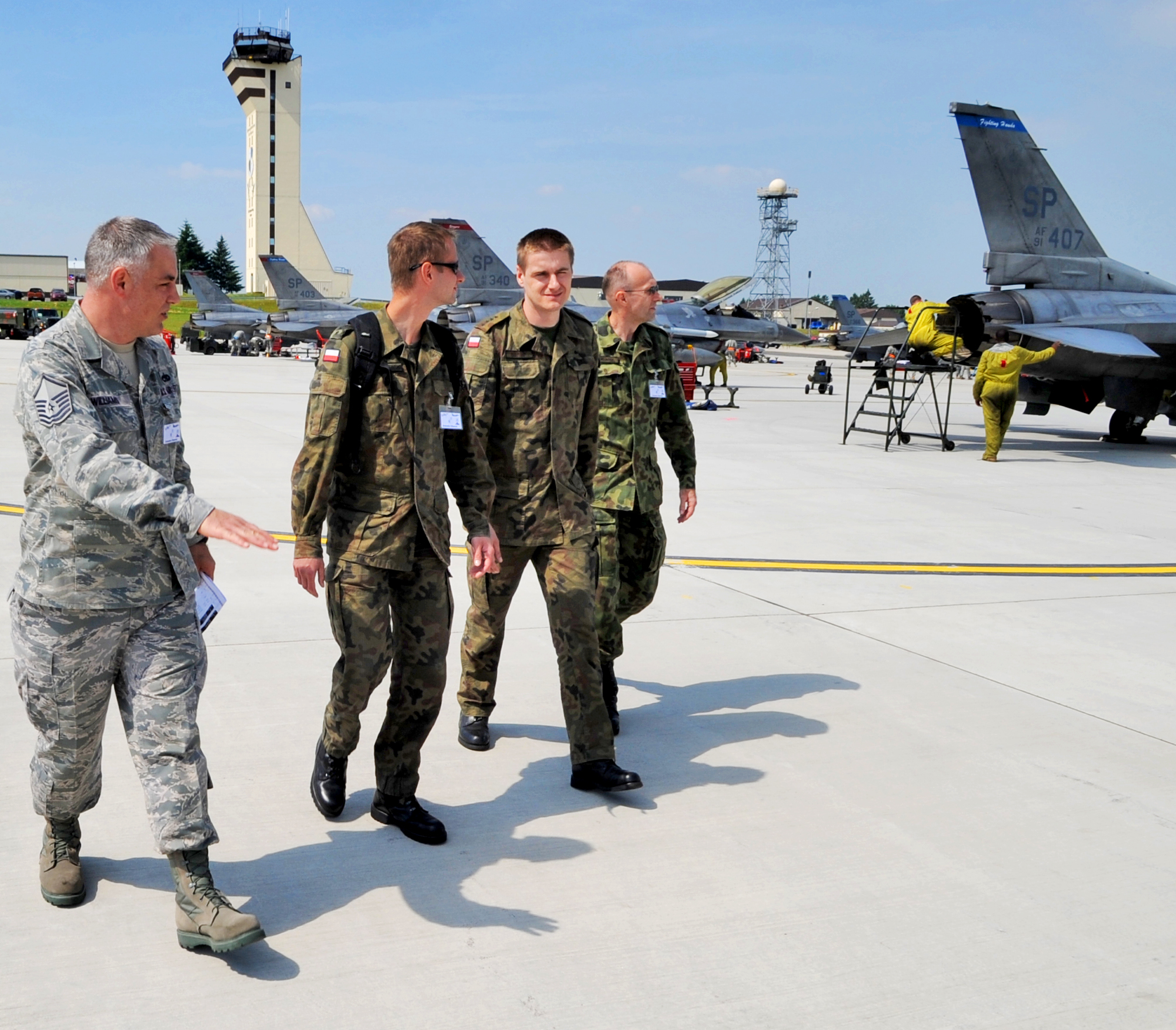 Polish team observes inspection > U.S. Air Forces in Europe & Air ...