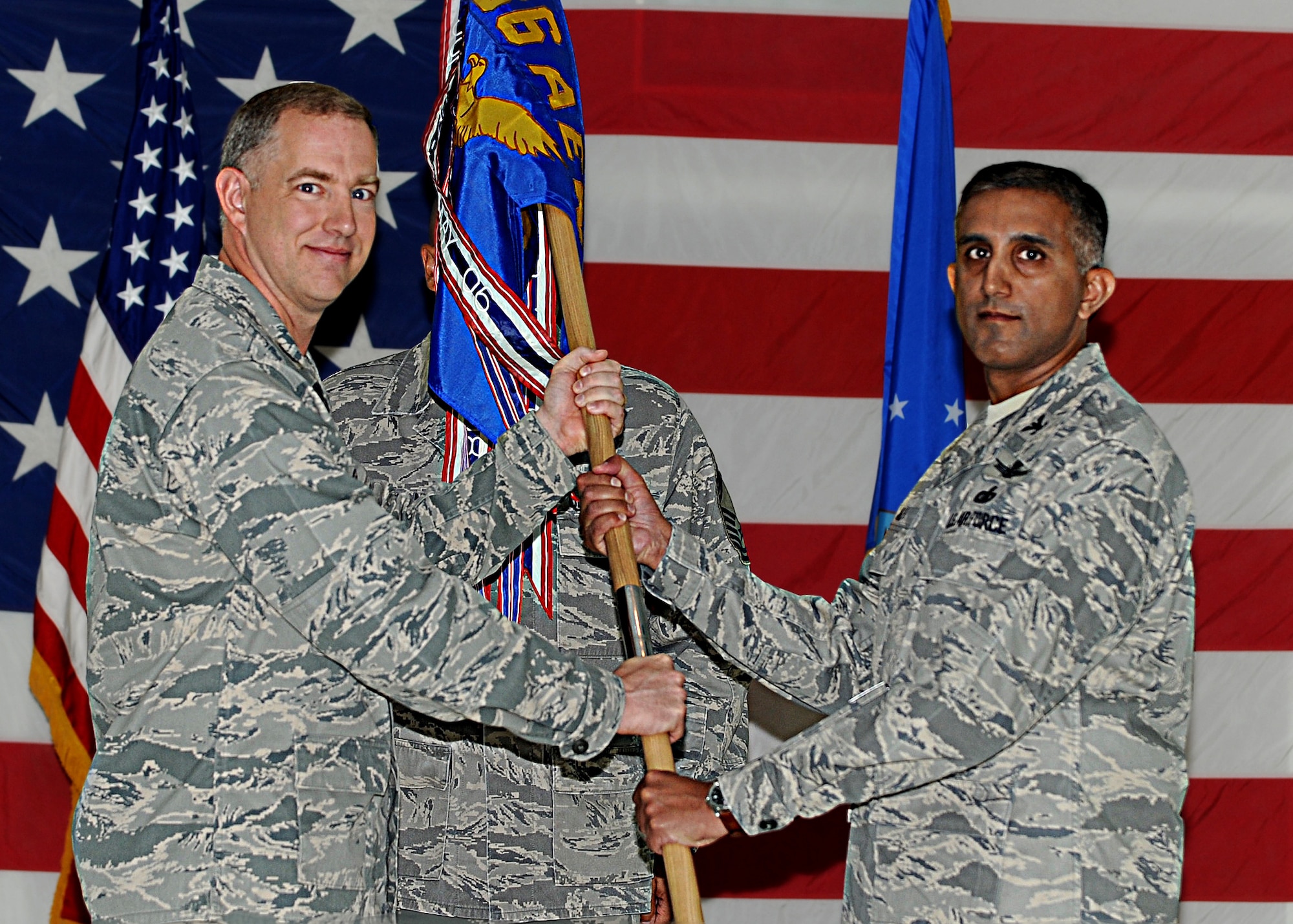 386th EMSG welcomes new commander > U.S. Air Forces Central > Display