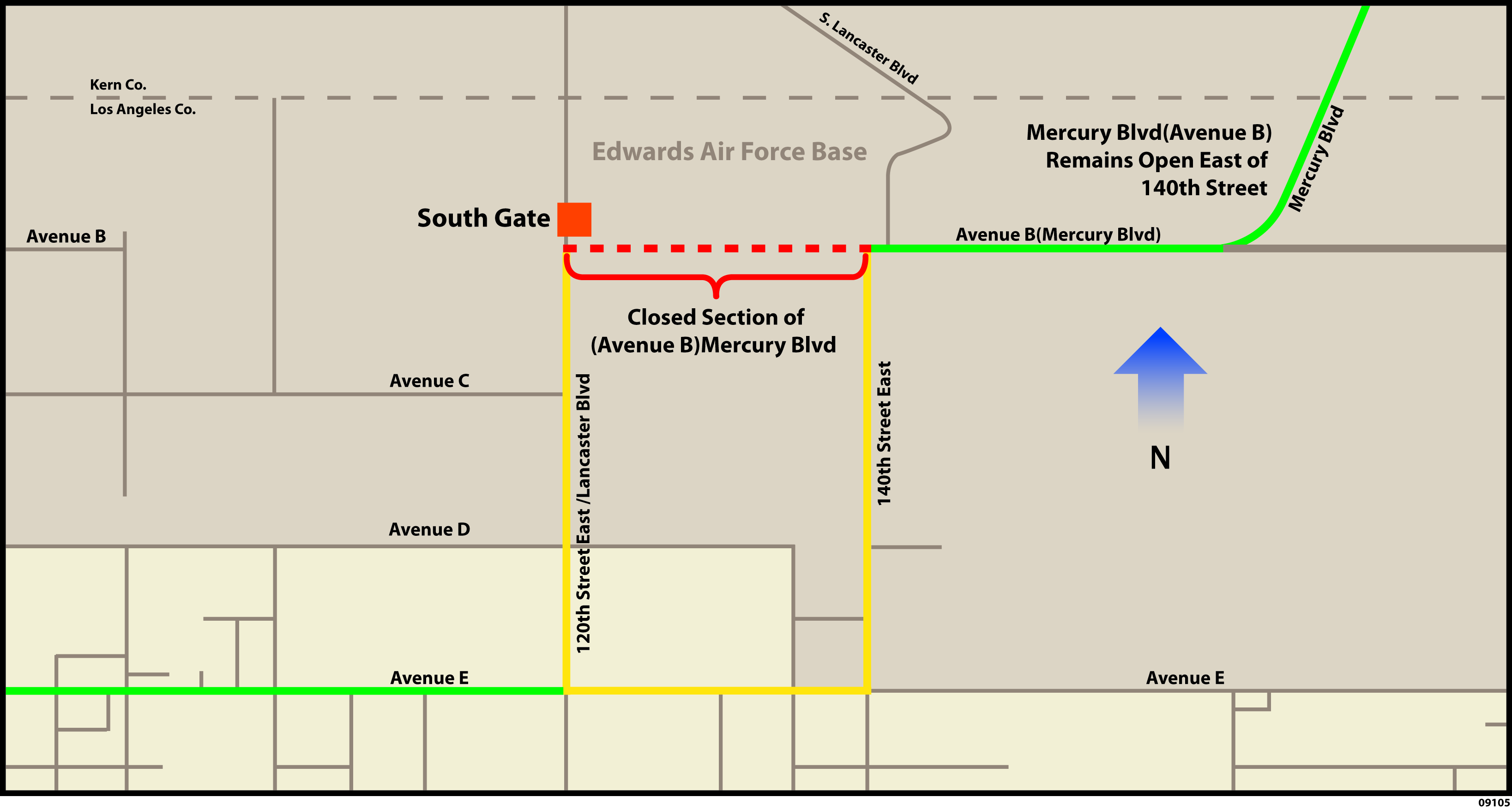 Mercury BLVD Closure > Edwards Air Force Base > News