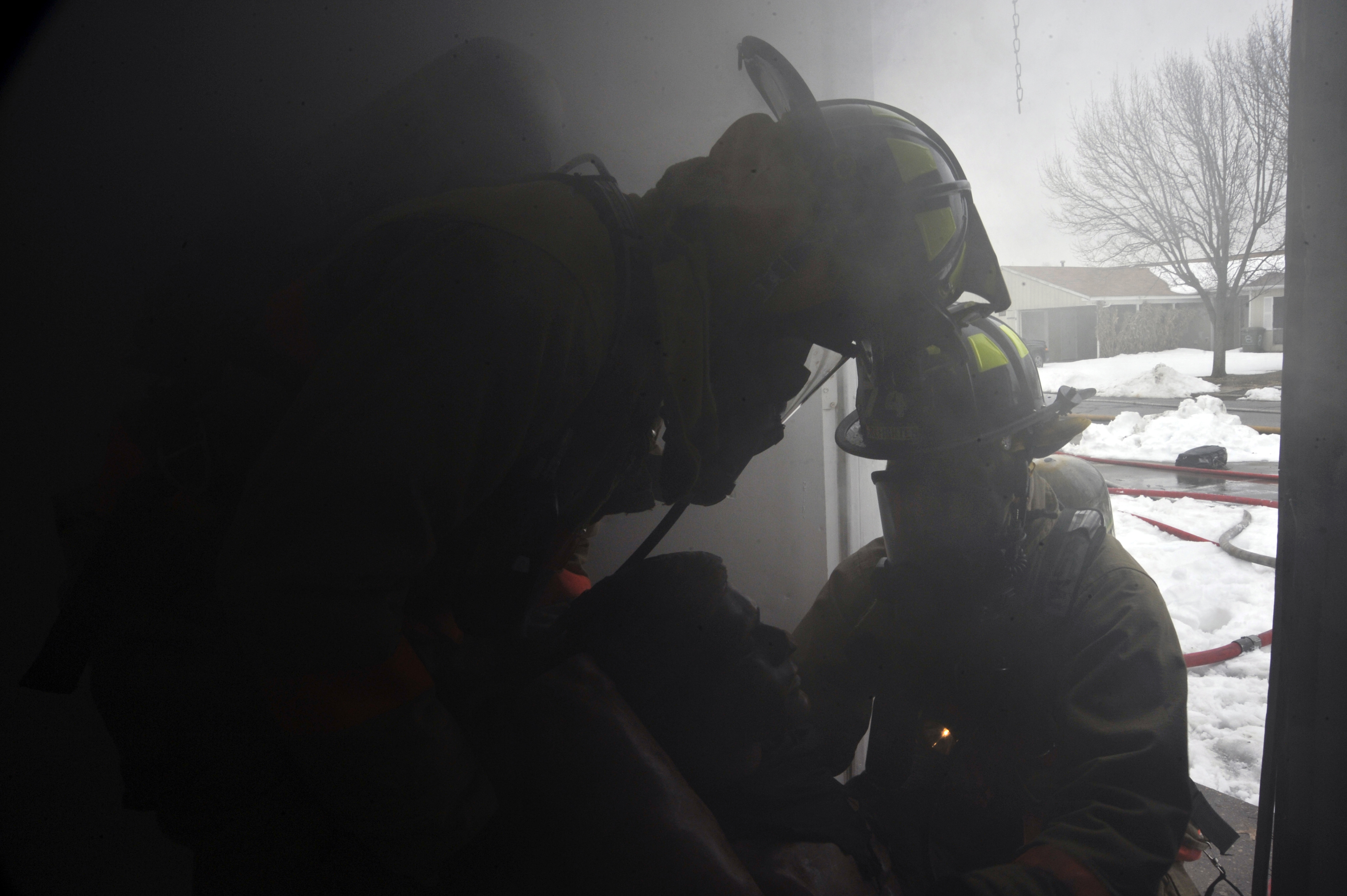 316th Wing Commander becomes Firefighter for a day