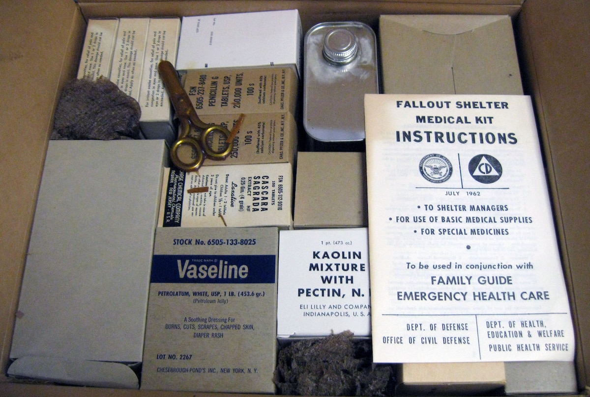 Civil Defense Fallout Shelter Medical Kit > National Museum of the ...