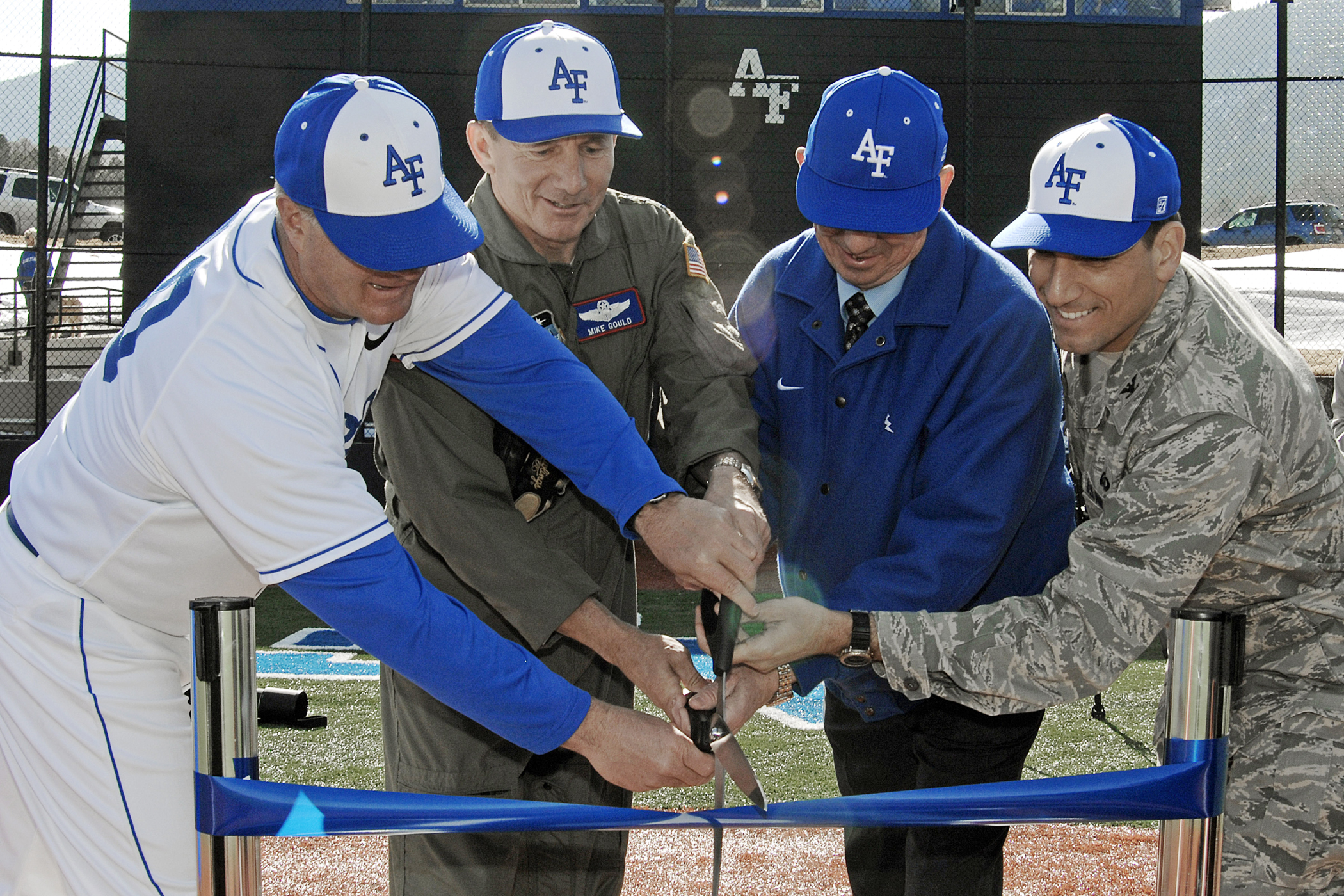 Falcons win baseball home opener