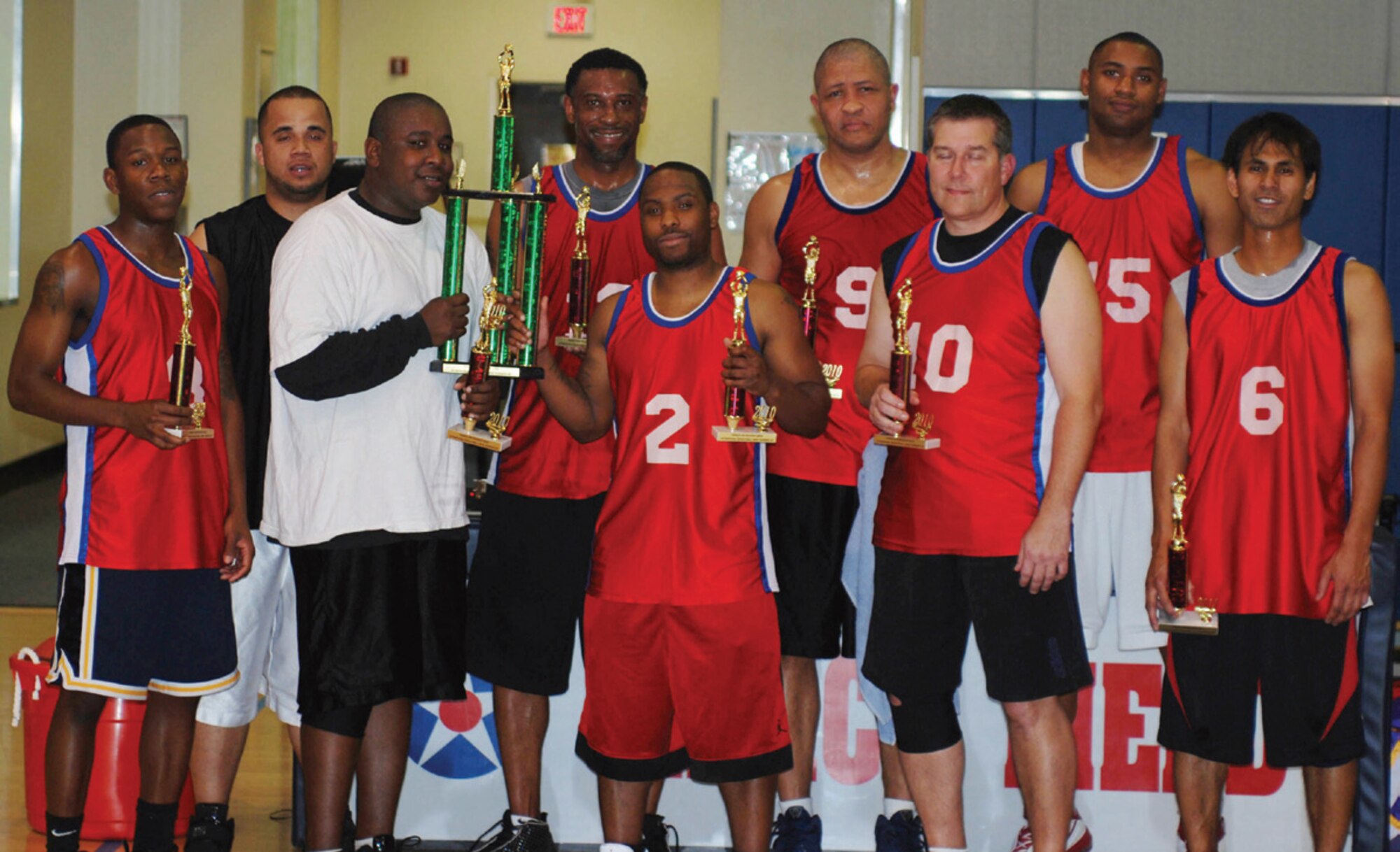 701 COS/Army team wins 2009-2010 intramural basketball championship ...