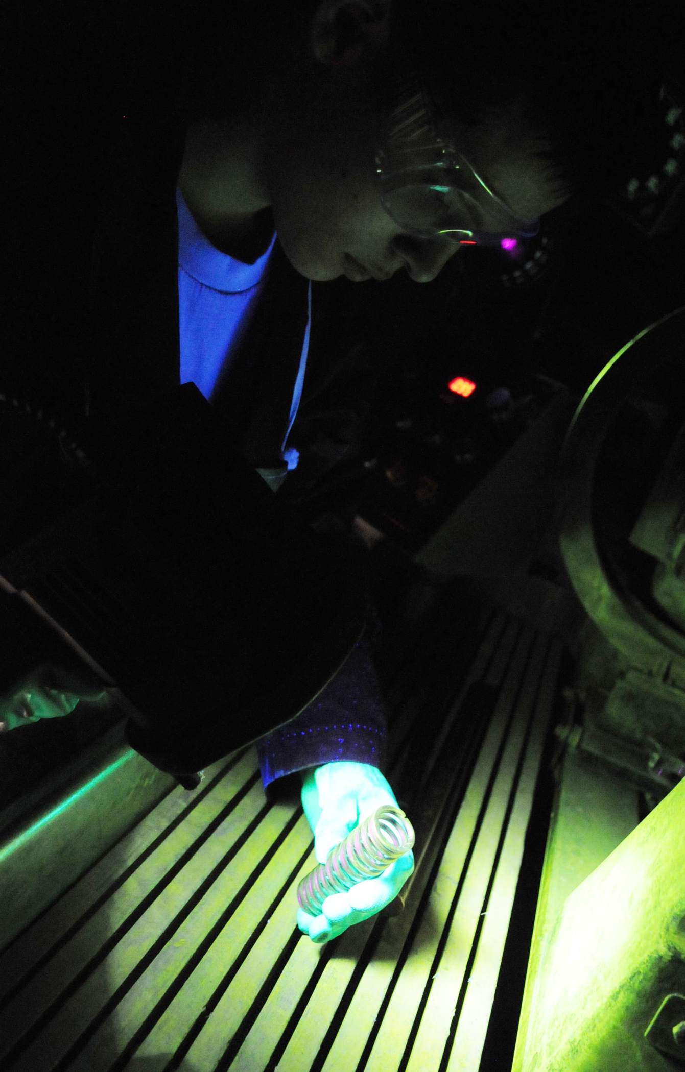 Black light inspection