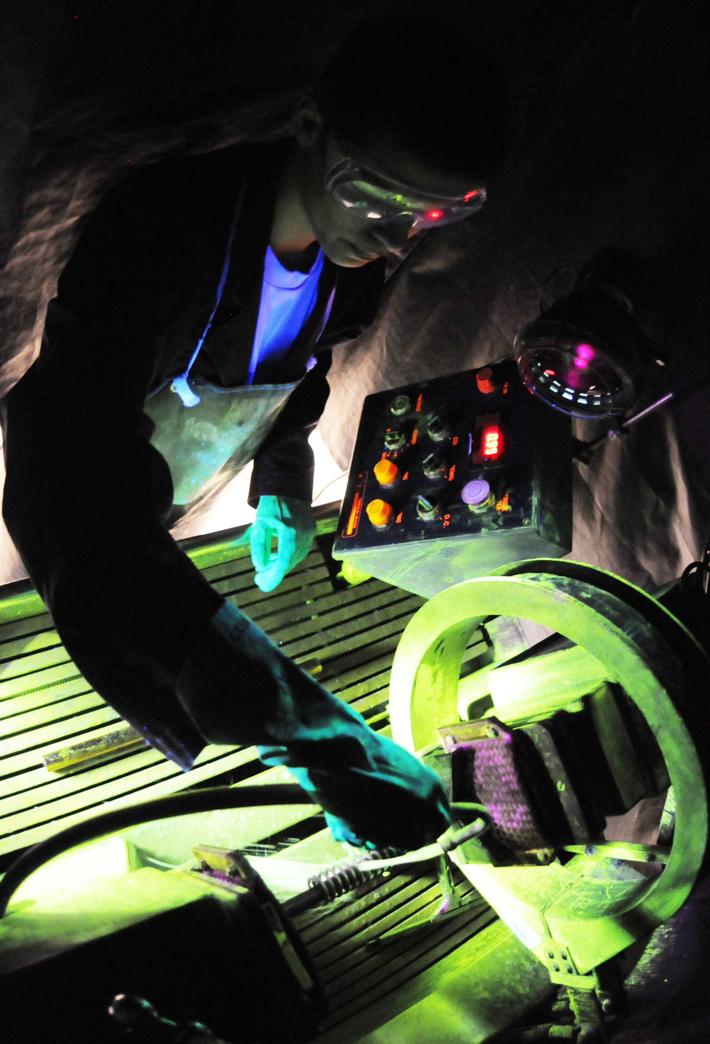 Black light inspection