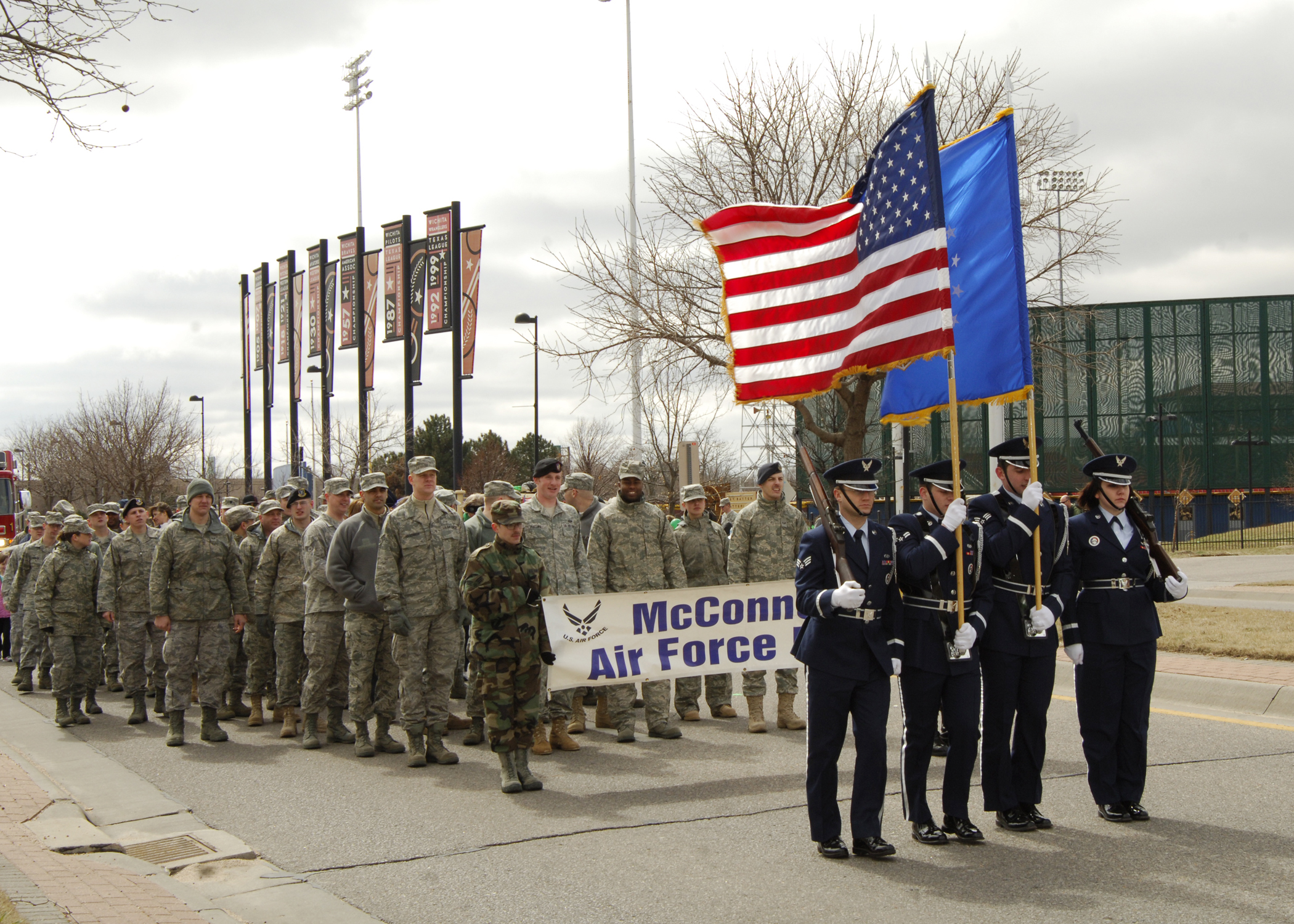 McConnell Airmen march in St. Patrick's Day parade > McConnell Air ...