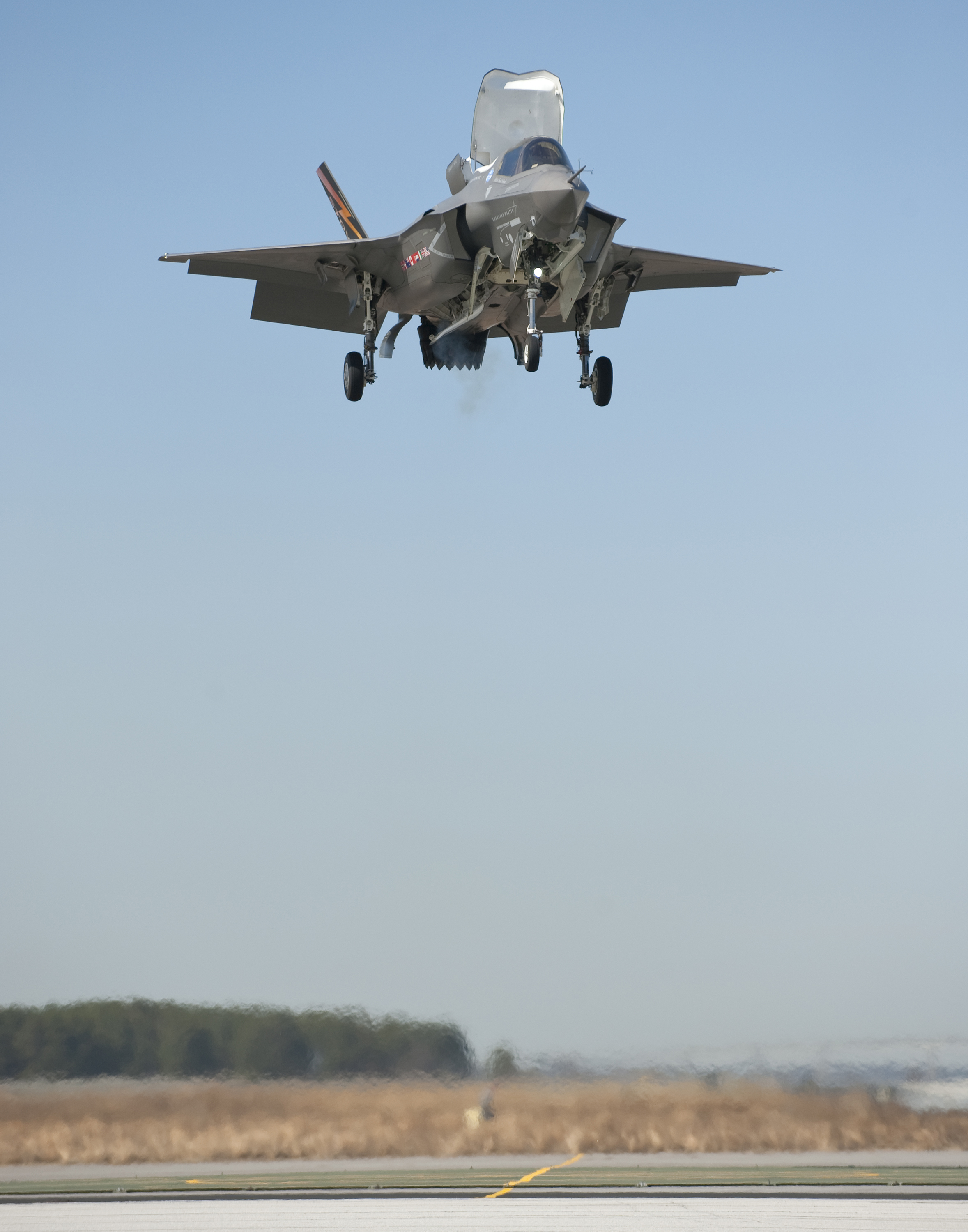 Marine Corps' future F-35B Joint Strike Fighter makes first vertical ...