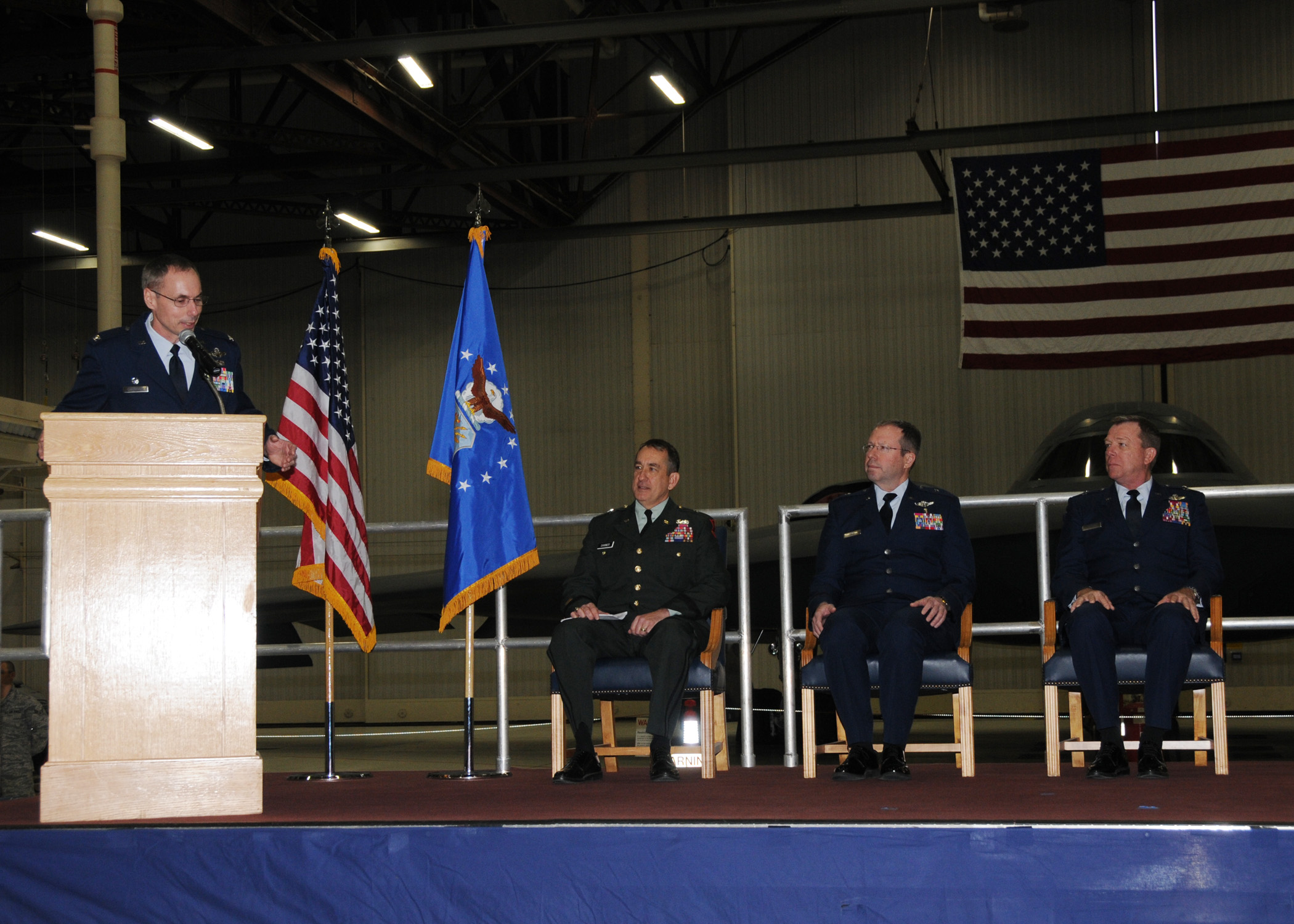 Champagne assumes command of 131st Bomb Wing during Unit Training ...