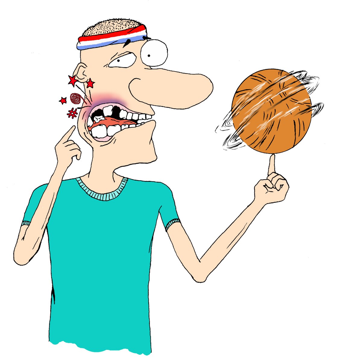 ROUNDBALL RUCKUS - MAN SWALLOWS BUSTED TOOTH DURING > Torch > Article ...