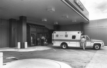 Tinker Hospital Emergency Room entry