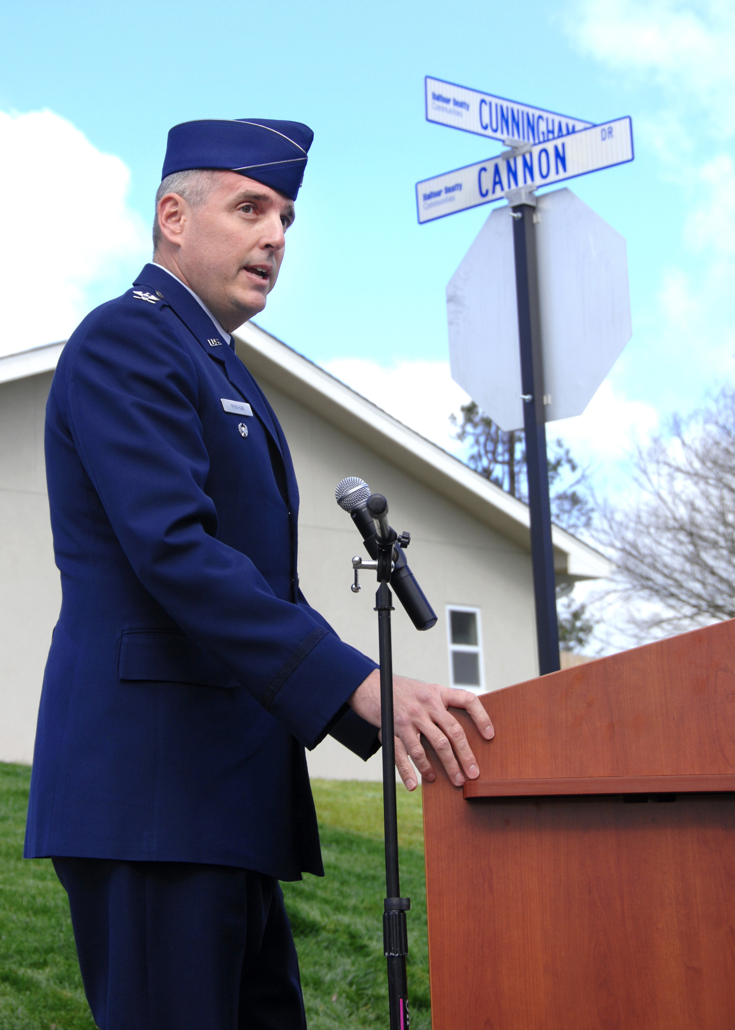 Jason Cunningham Road Dedication Travis Air Force Base, California ...