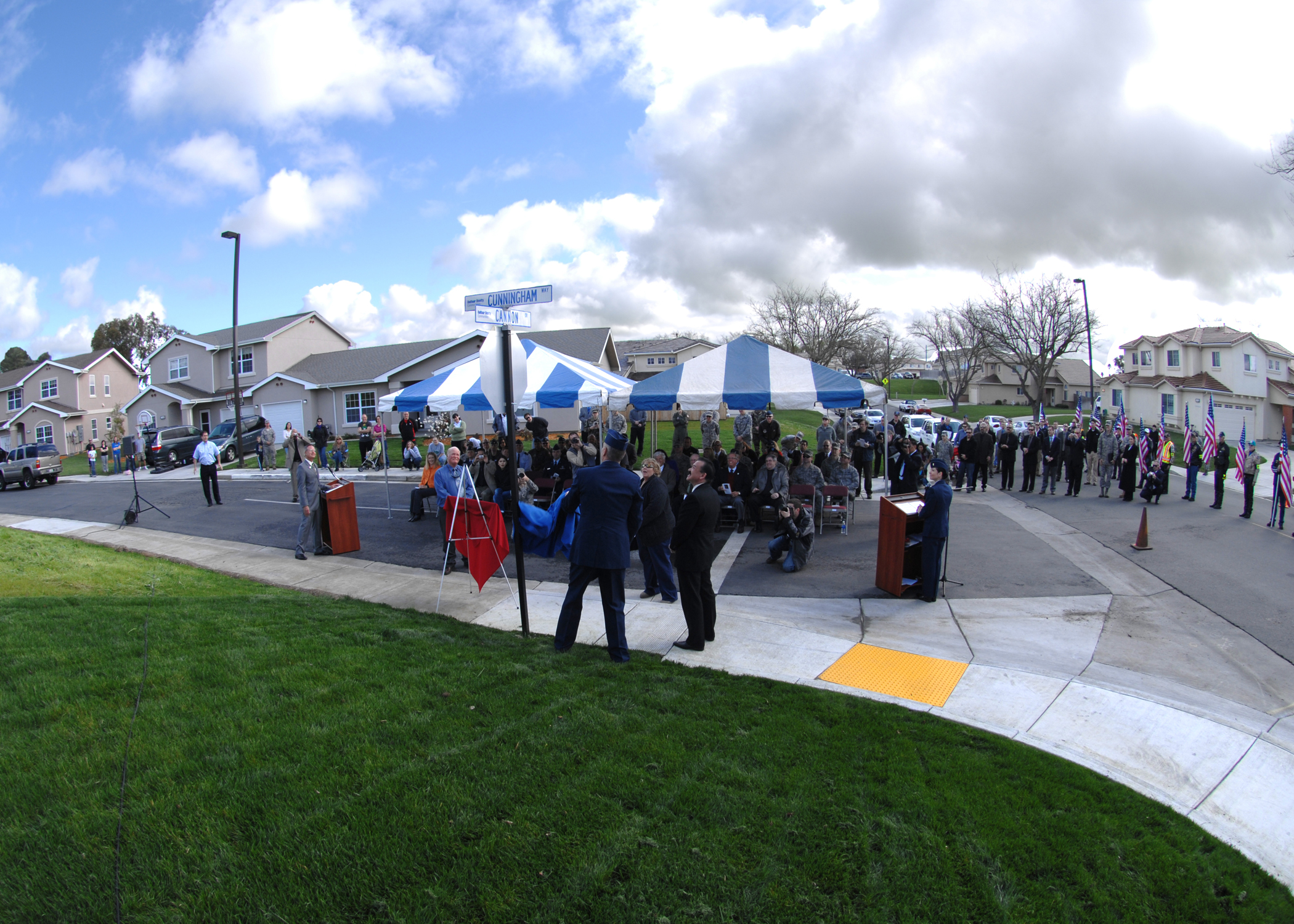 Jason Cunningham Road Dedication Travis Air Force Base, California ...