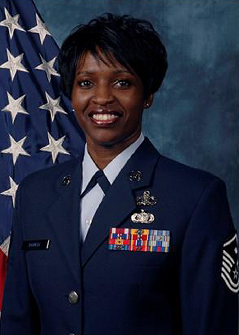 Master Sgt. Angela Powell, 17th Airlift Squadron first sergeant