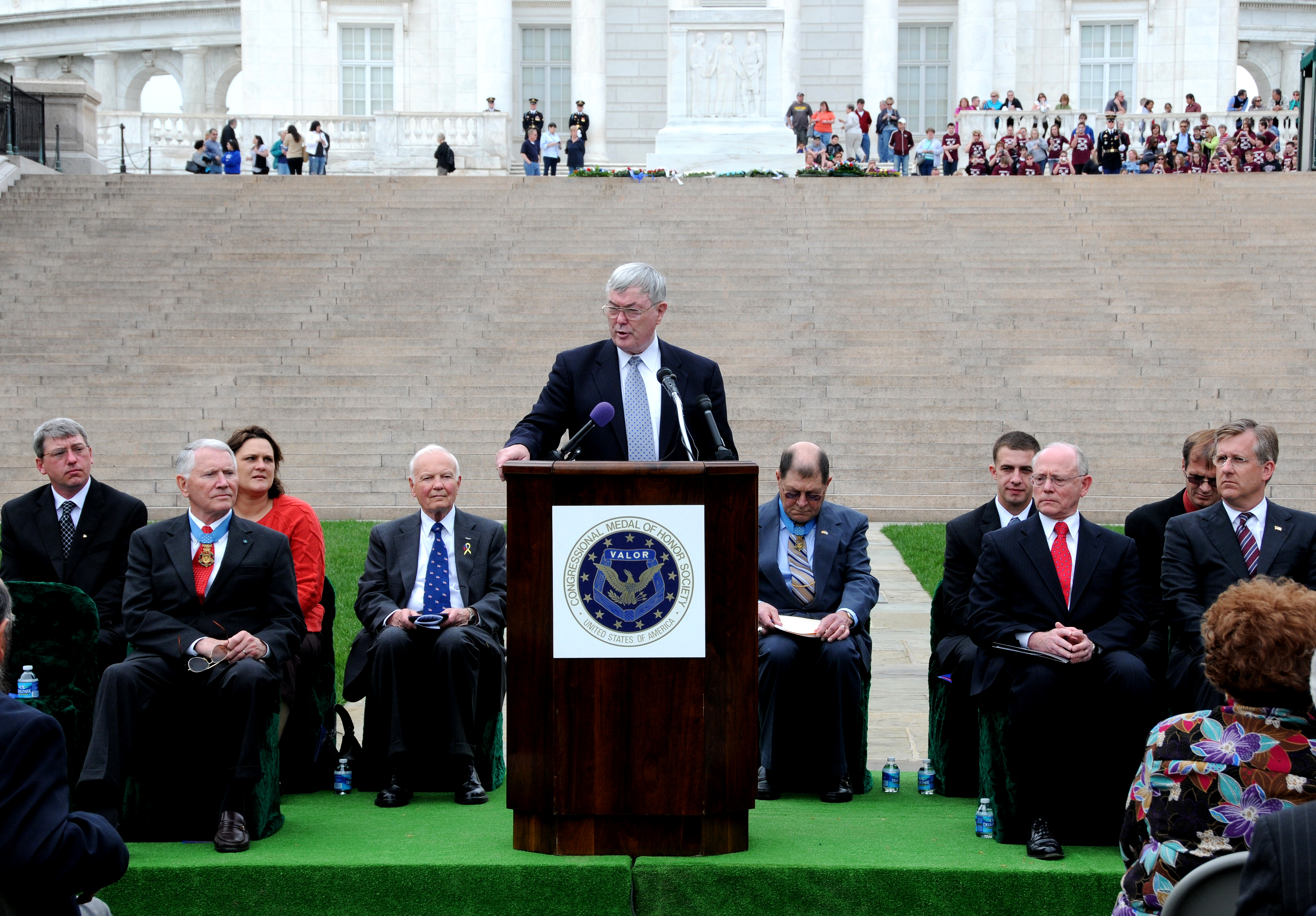 Nicholas B. Kehoe, president of the Congressional Medal of Honor ...