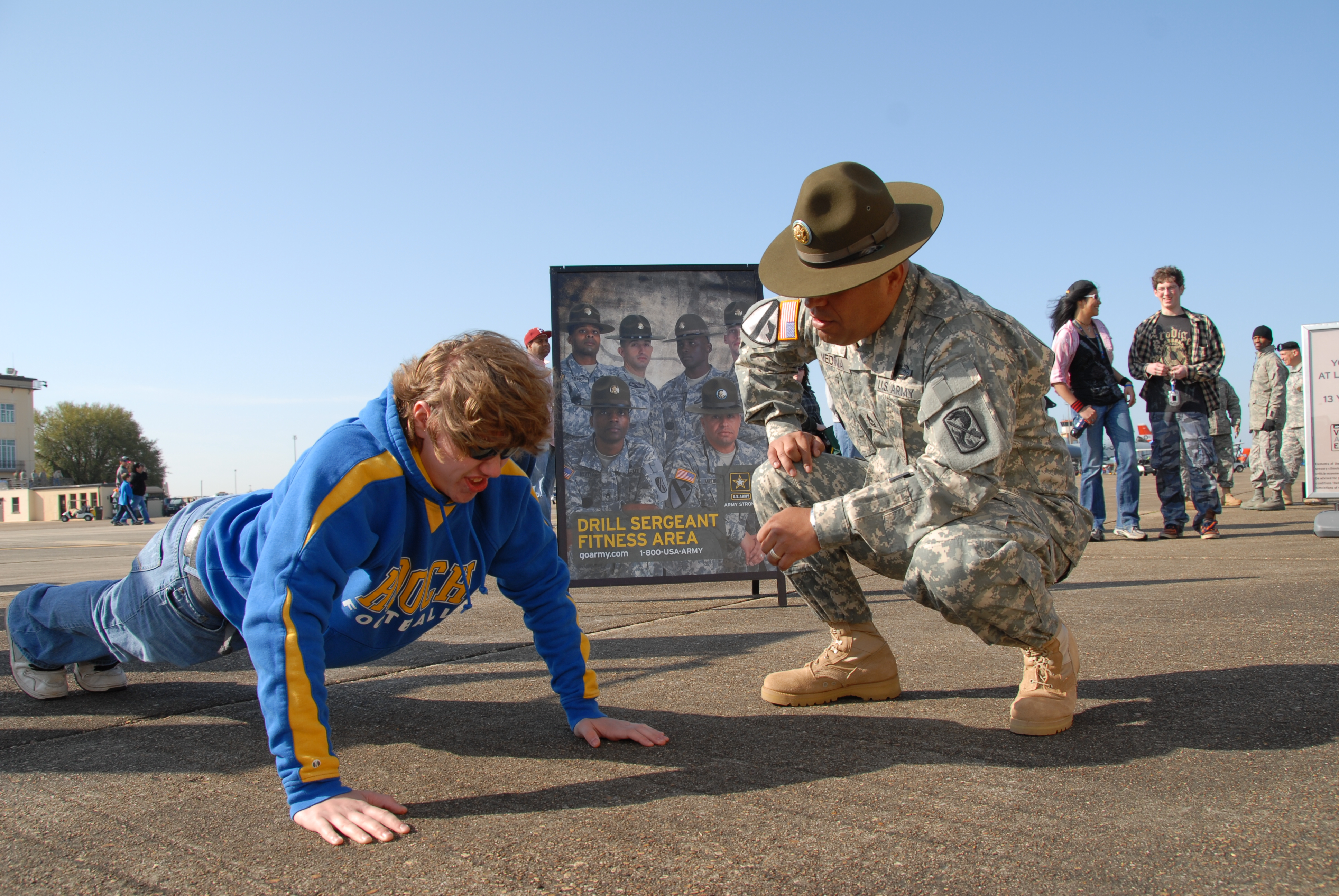 Drill Sergeant Push Ups