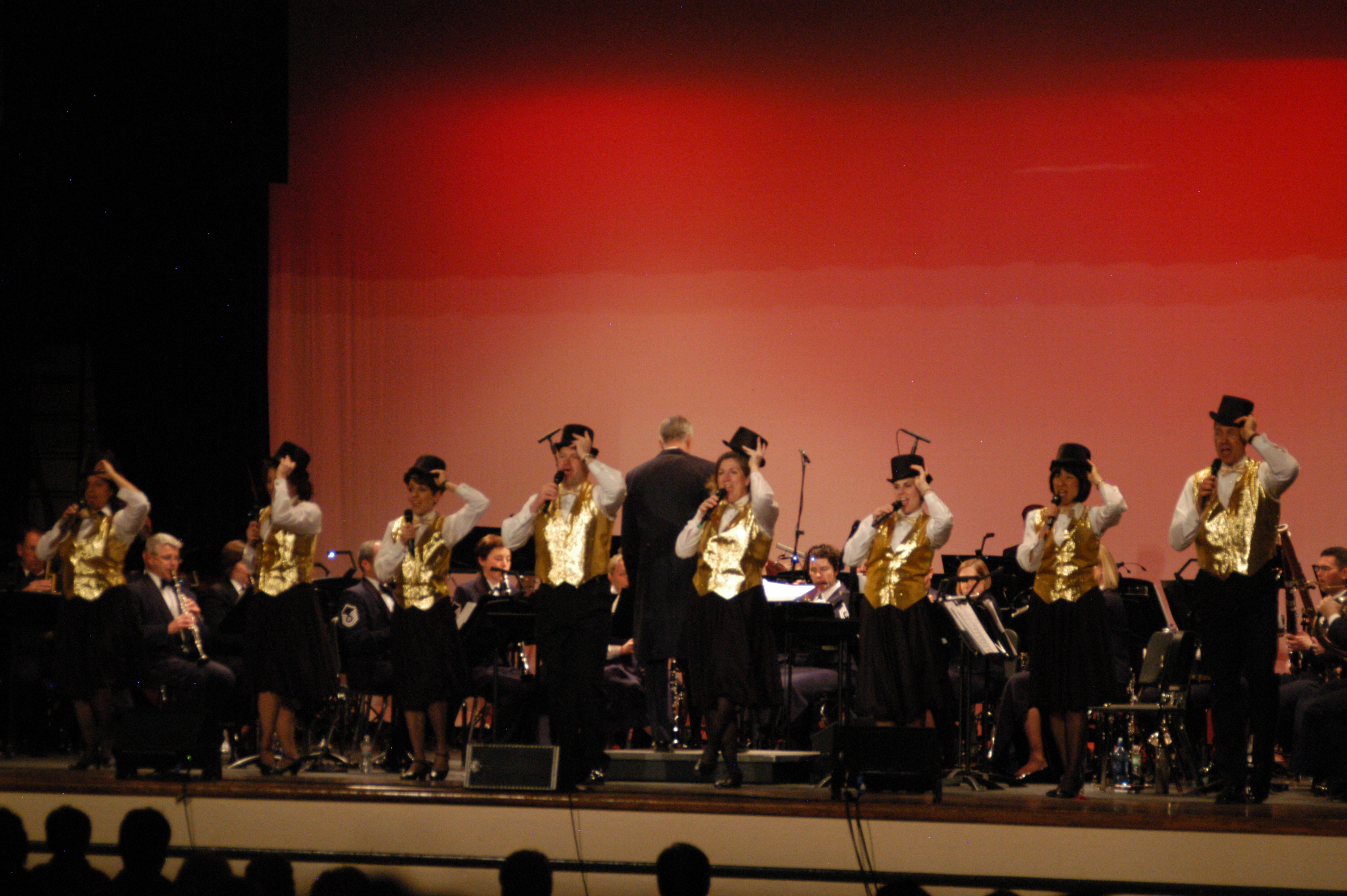 The USAF Academy Band performs "Dames of Broadway"