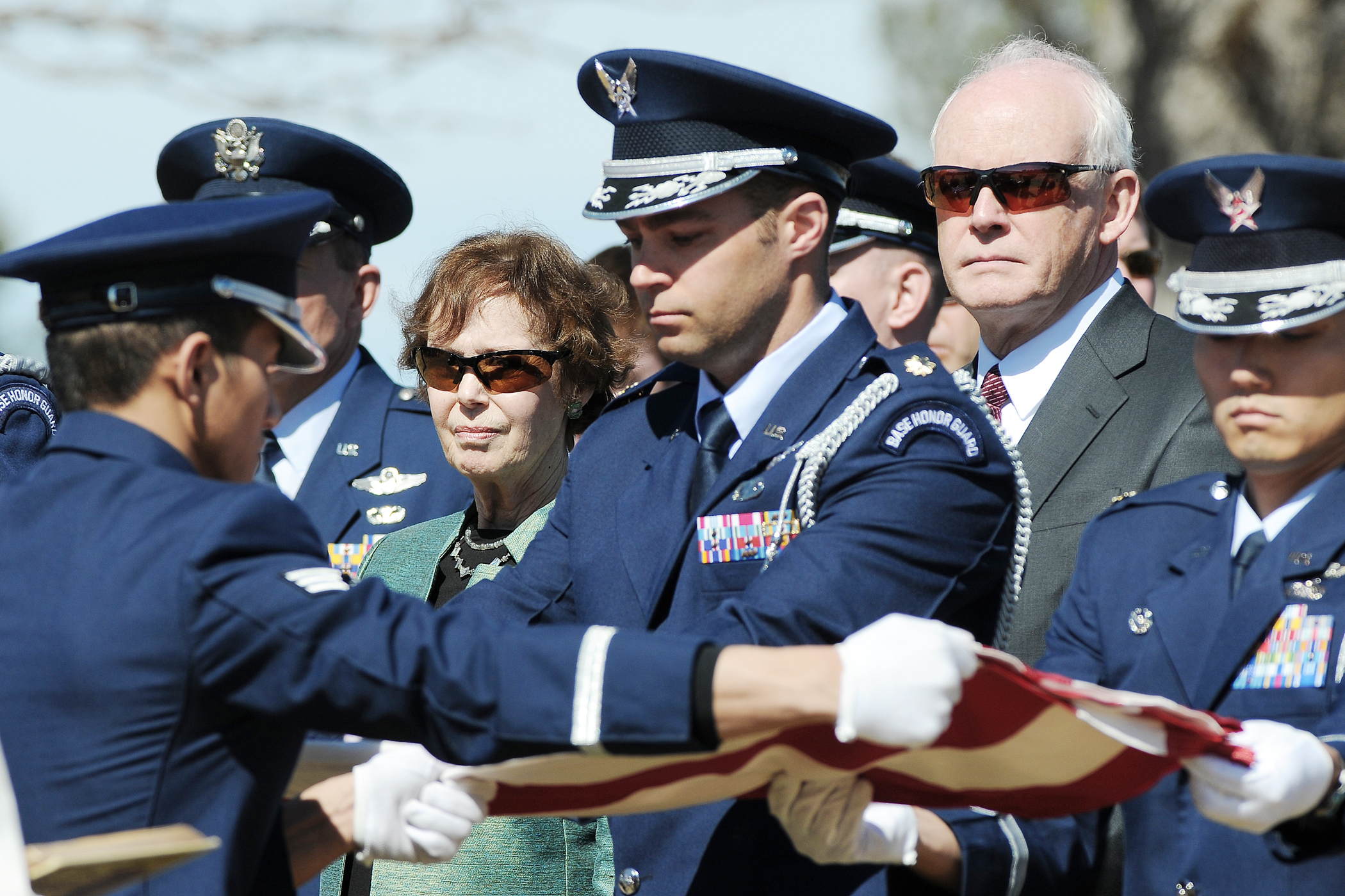General Clark honored with service