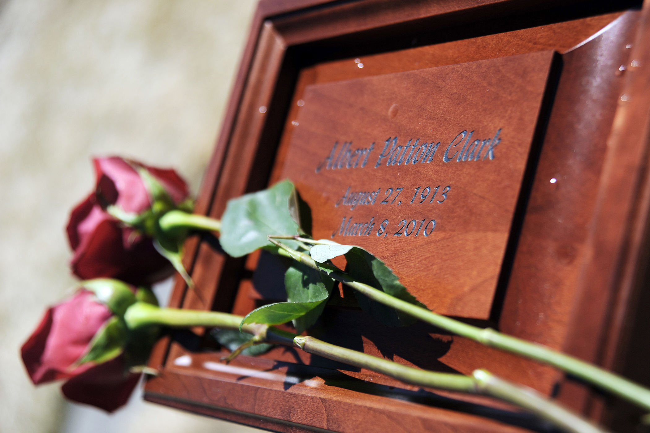 General Clark honored with service