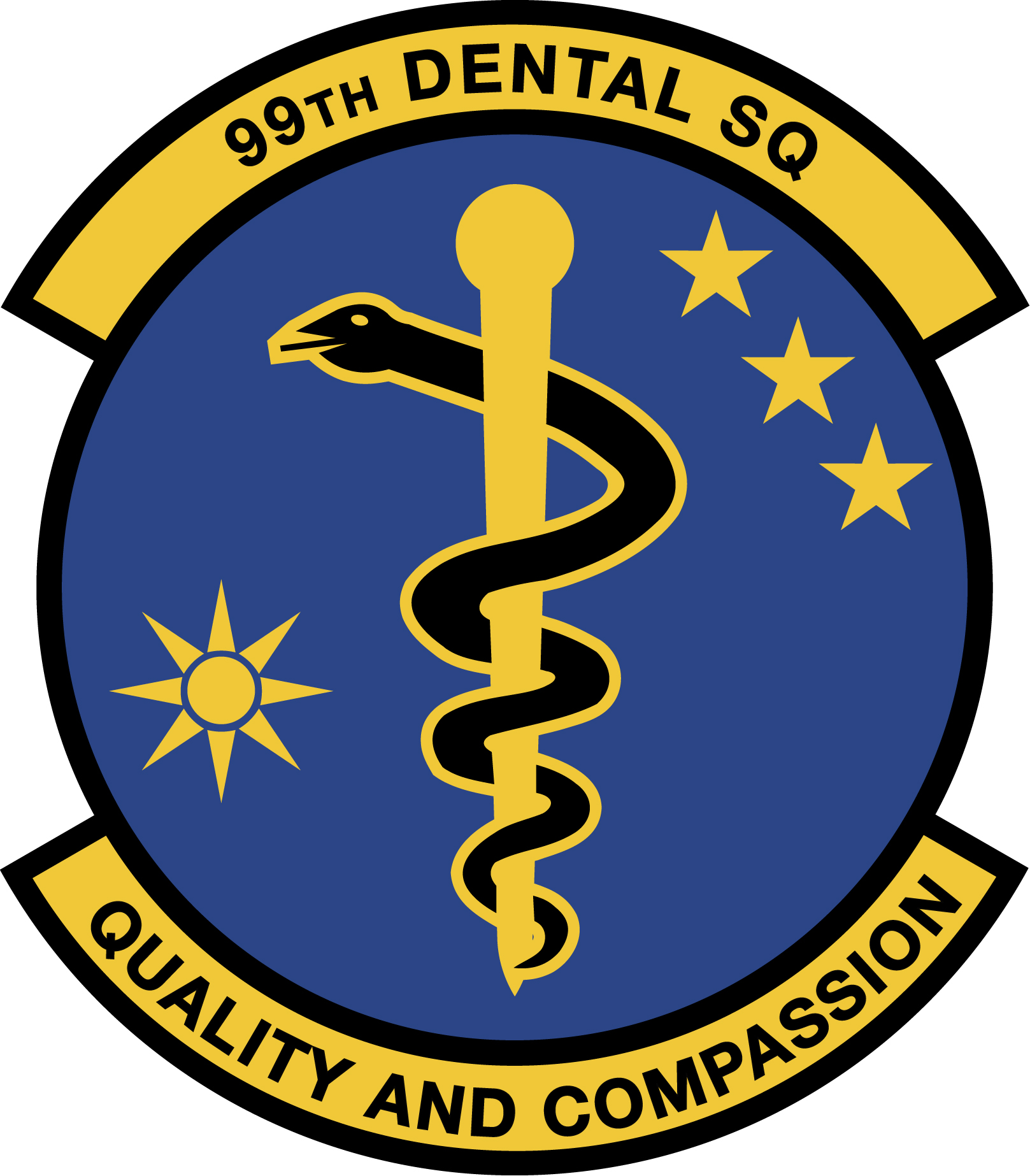 99th Denatal Squadron Patch
