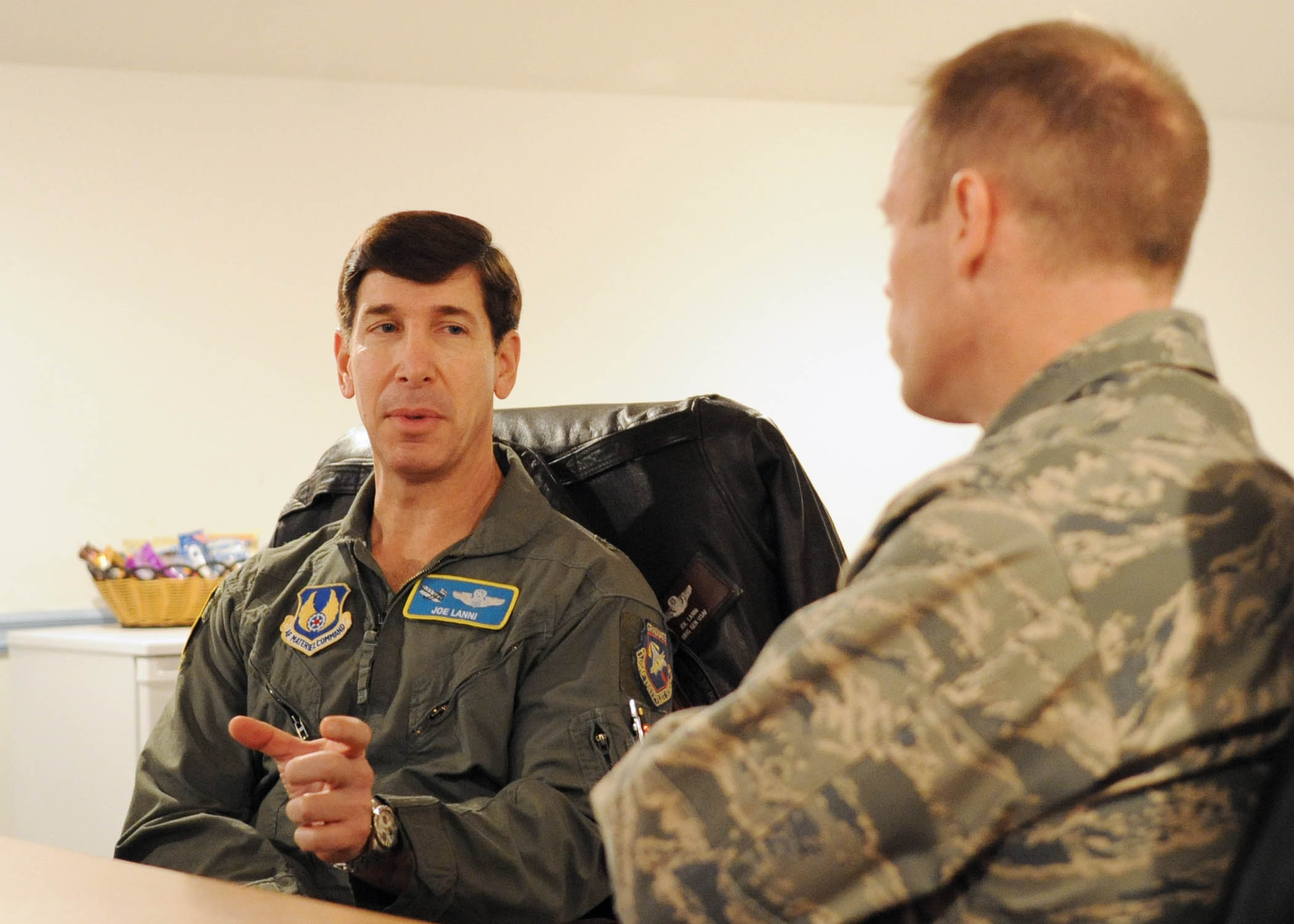 Air Force Security Assistance Center commander visits the Transit Center