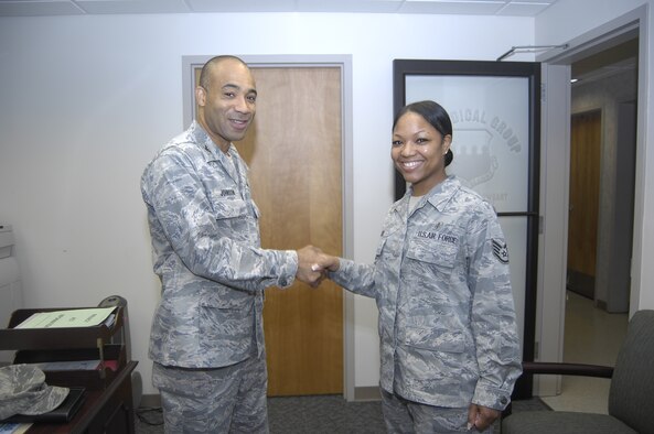 Coining Pope's Finest: Staff Sgt. Michelle Wilkes > Pope Field ...