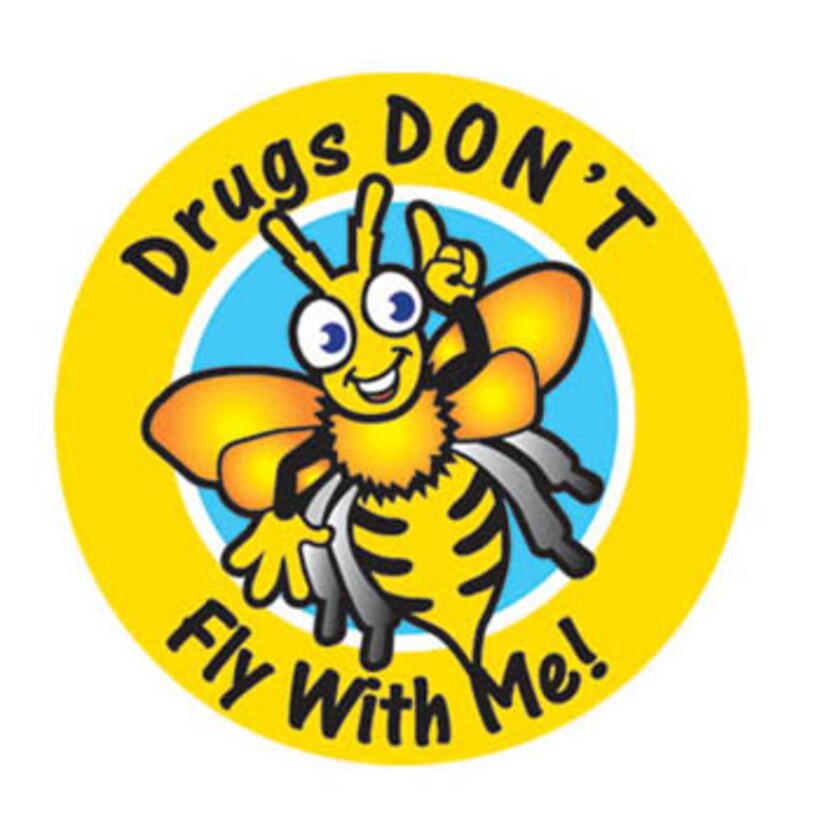 Drug Demand Reduction Program Logo "Drugs Don't Fly" (U.S. Air Force ...