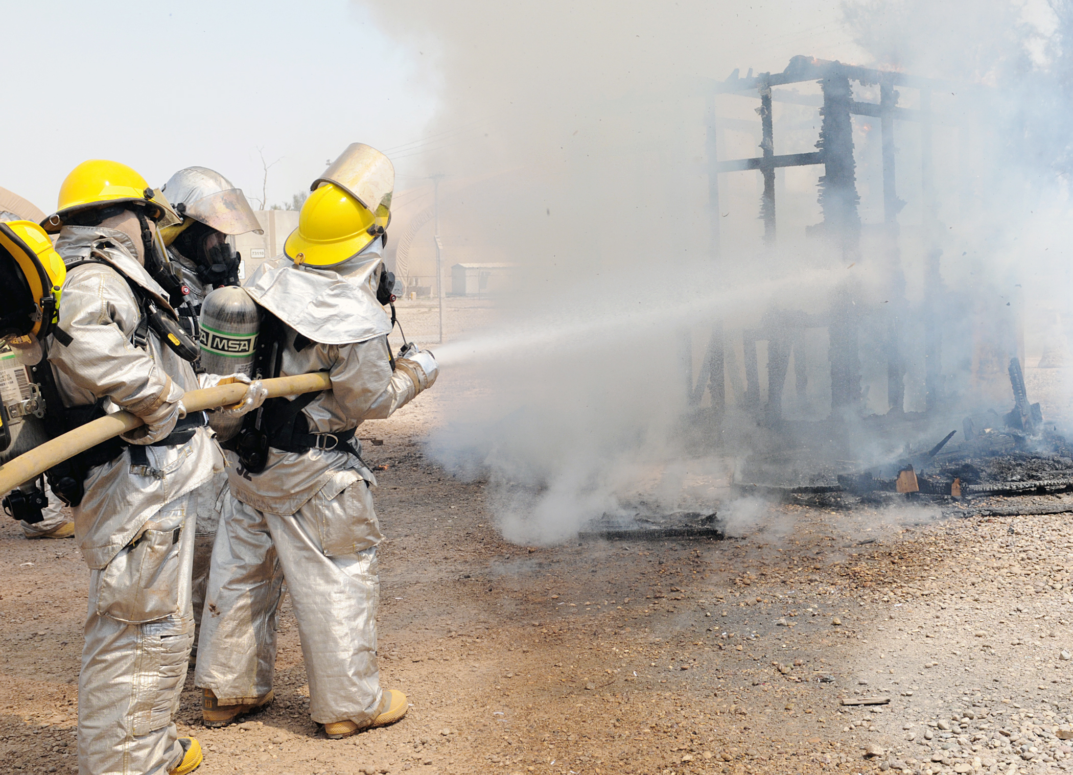 Iraqi firefighters graduate Balad training course > United States ...