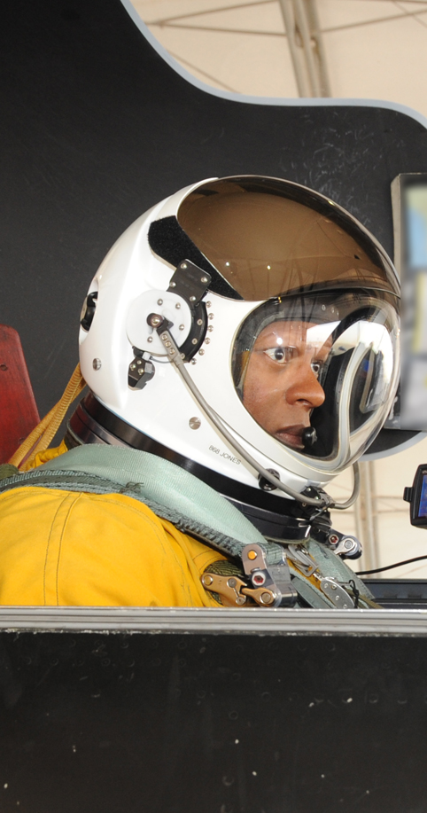 Soaring at the edge of space, deployed pilot fulfills lifelong career ...