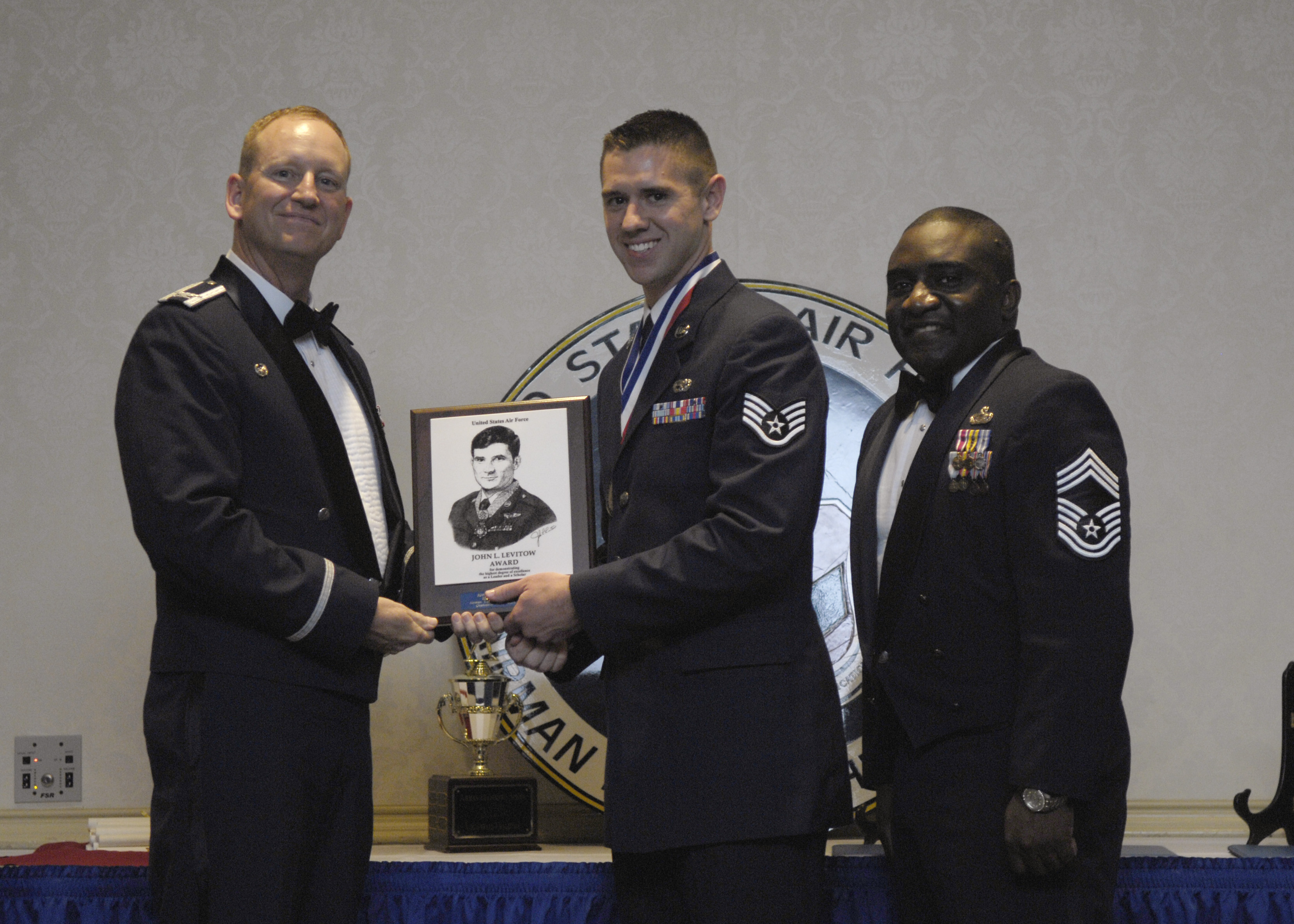 Joint Base Charleston Airman presented John L. Levitow Award