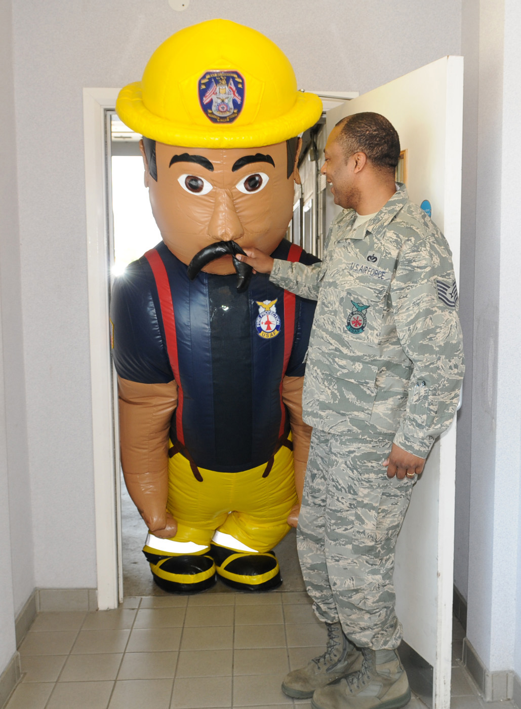 'Firefighter Gary' joins RAF Mildenhall's fire prevention team > Royal ...