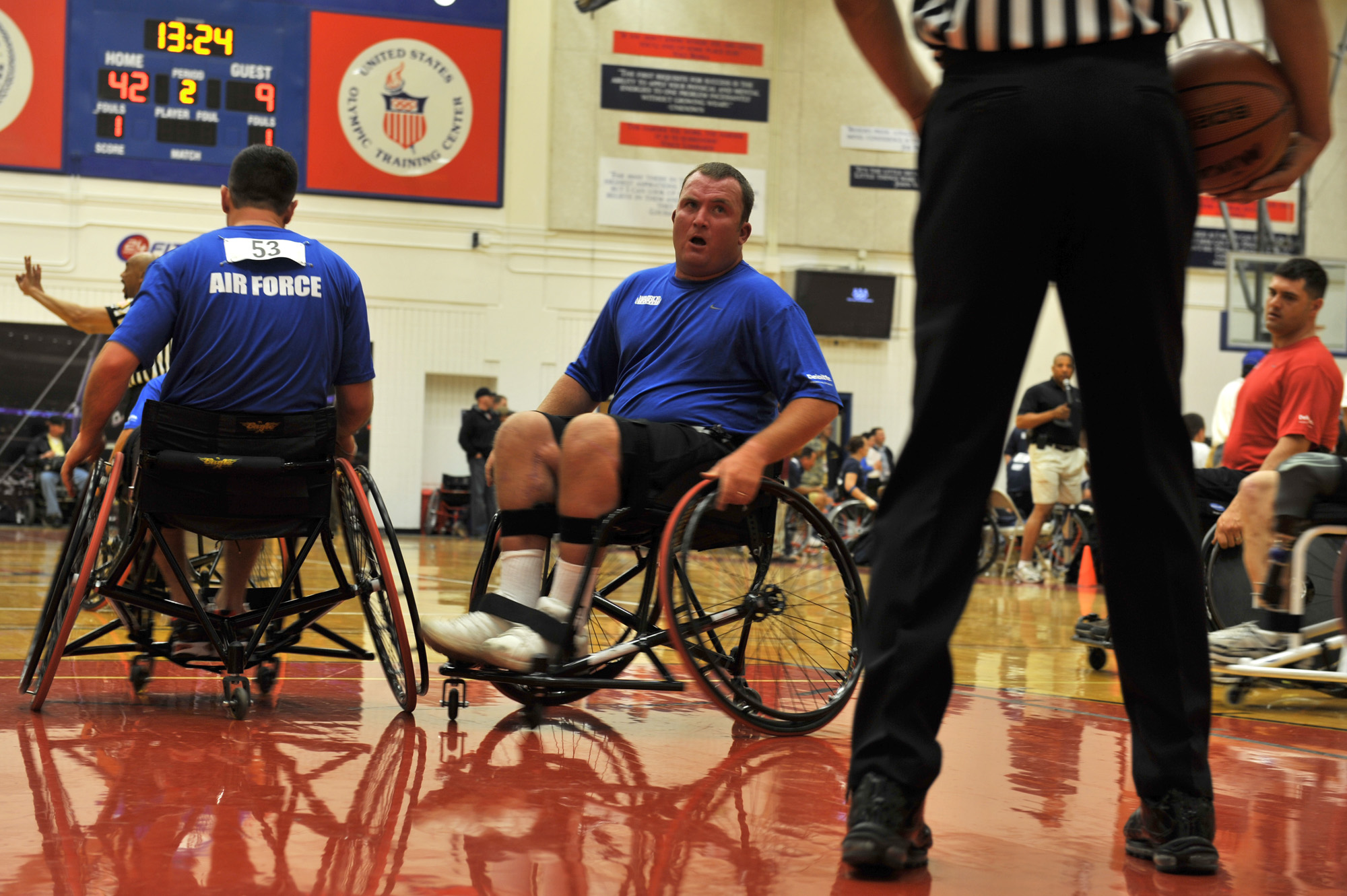Warrior Games Team Air Force Basketball