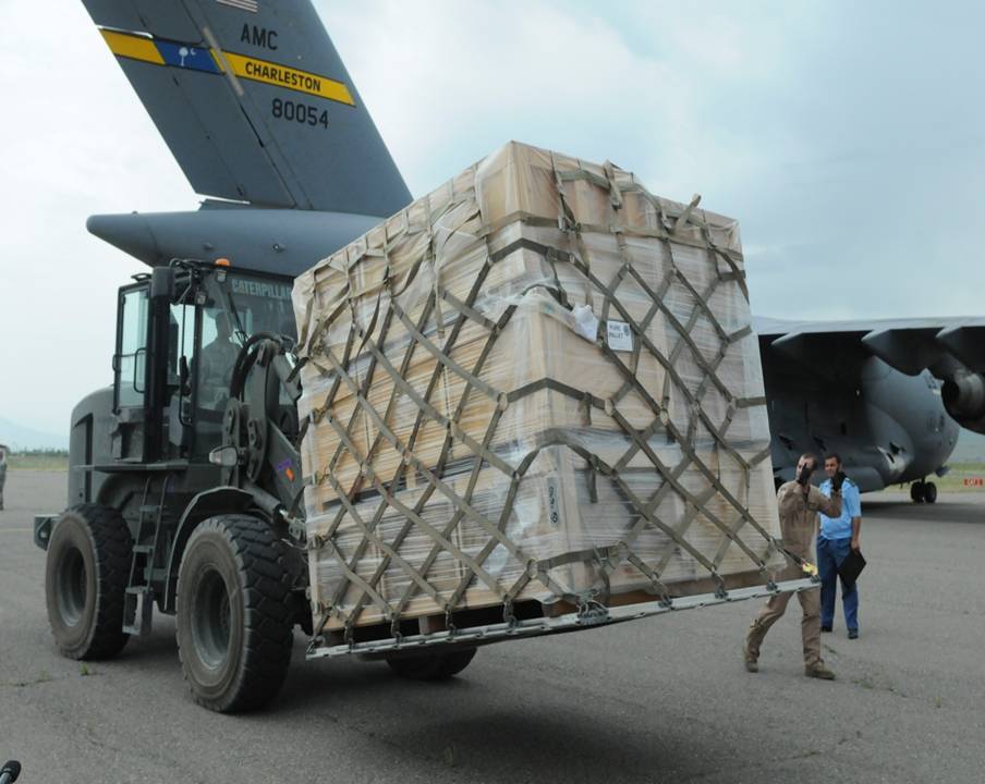 U.S. Air Force delivers humanitarian cargo to flood-stricken Tajikistan ...