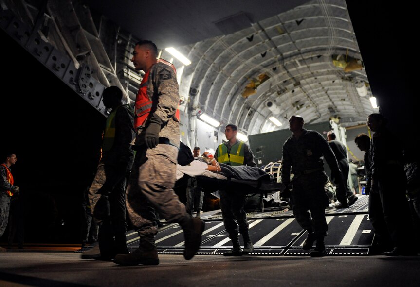 375th ASF provides medical care for wounded warriors