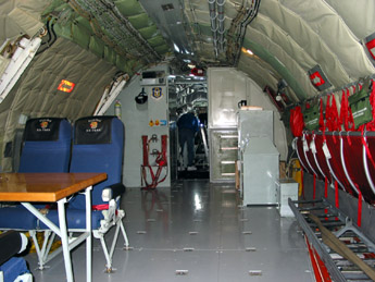 KC-135 interior fuselage