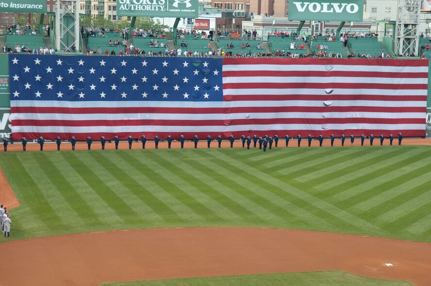 Flag Detail at Fenway Park