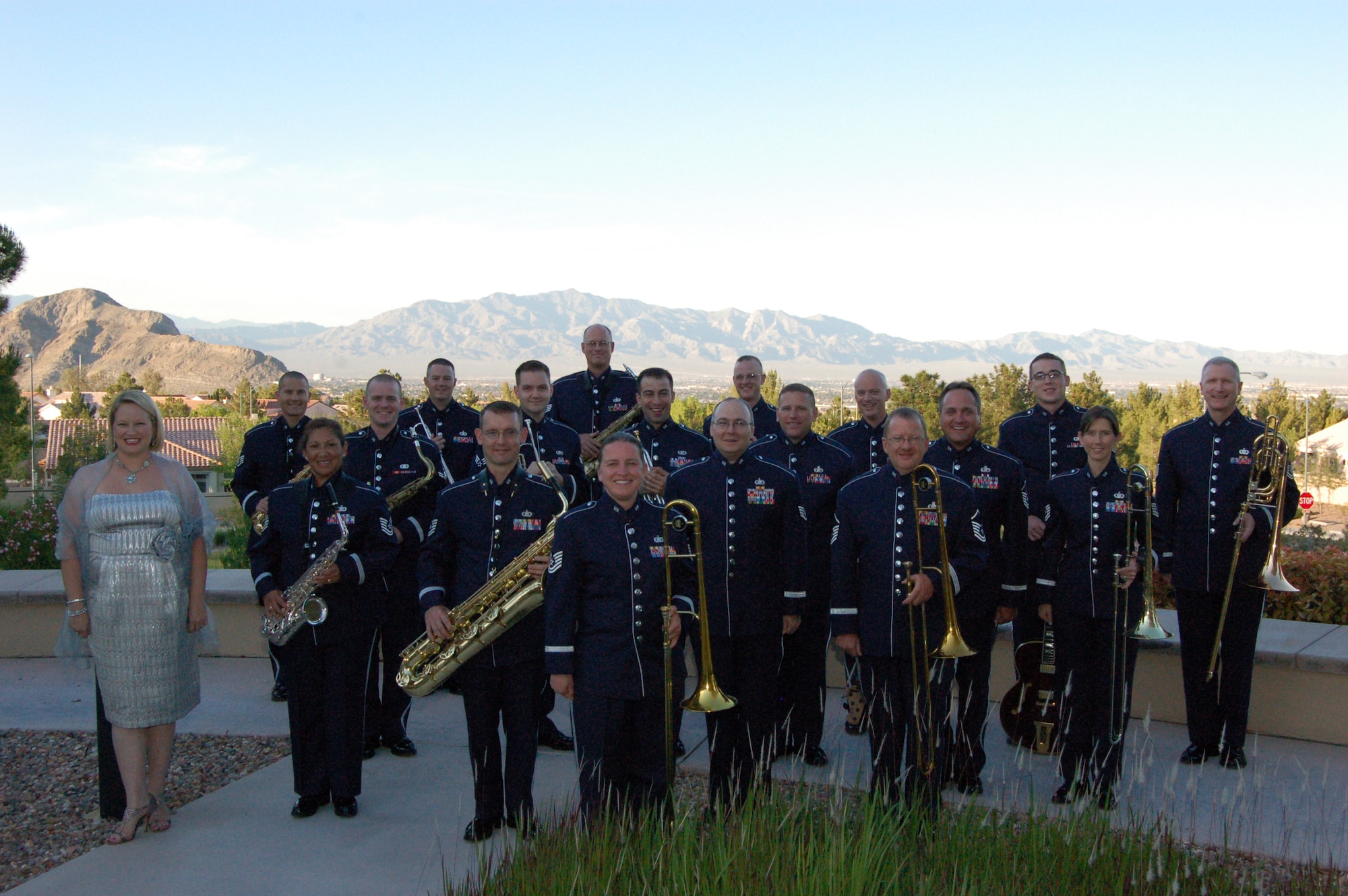 Dimensions in Blue tours Nevada and Arizona > Air Force Bands > Article ...