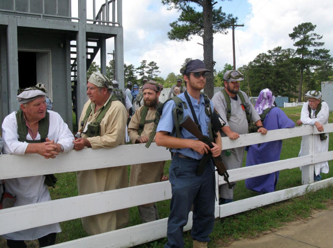 Army Spc. Kevin Pemberton of the Joint Readiness Training Center’s ...