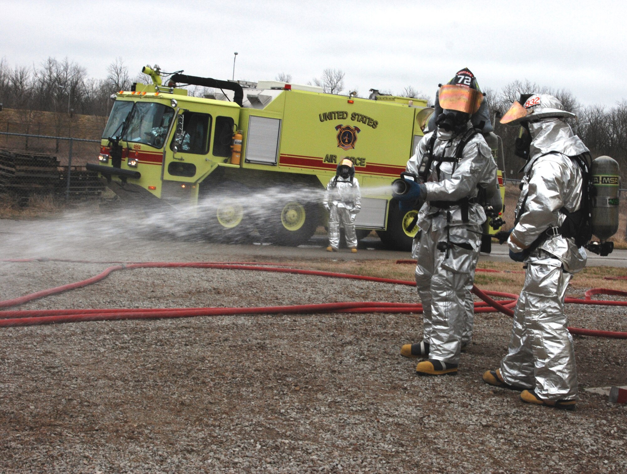 Fighting fires > 932nd Airlift Wing > Article Display