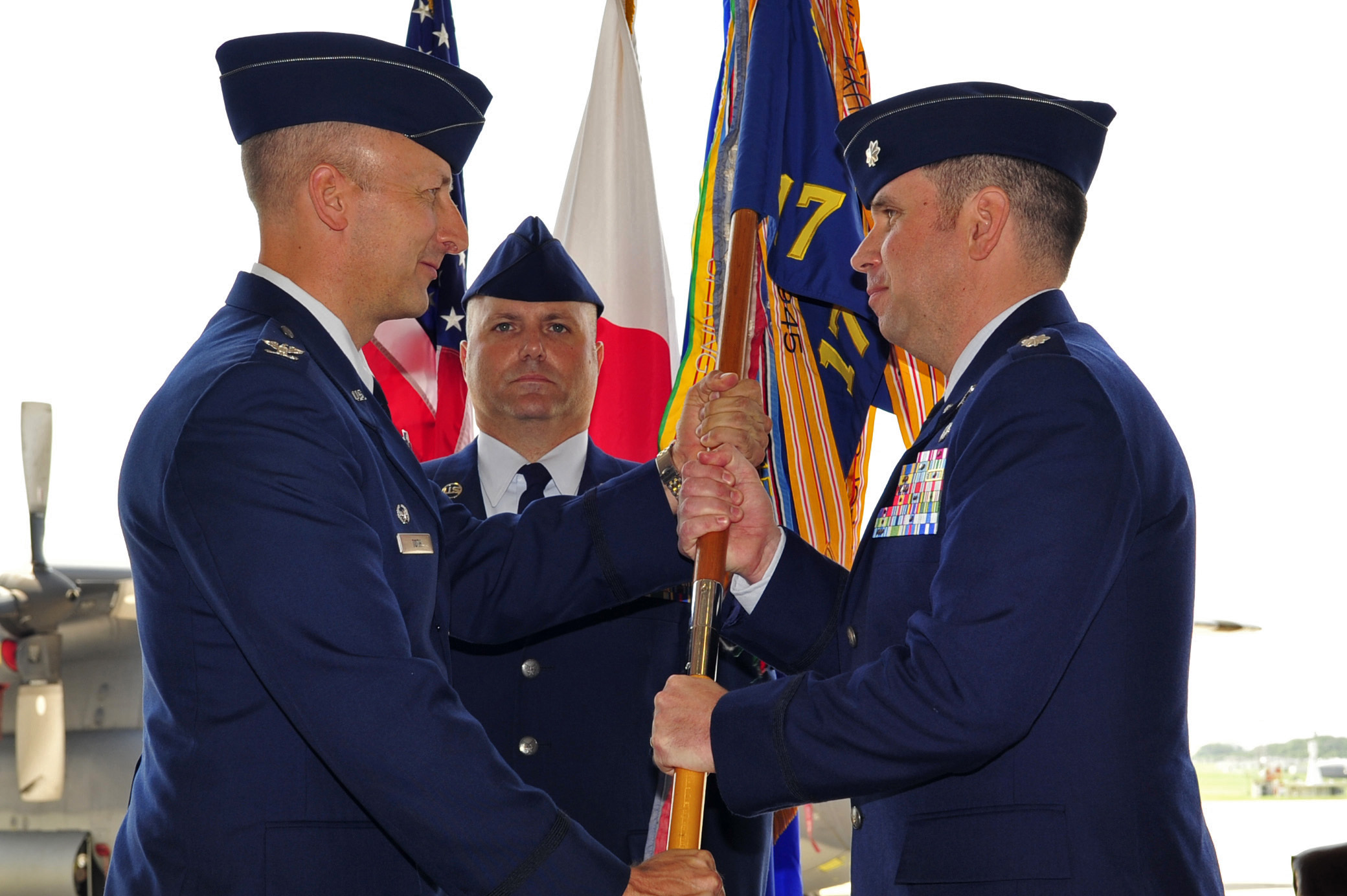 Shogun-17th SOS and 320th STS Change of Command