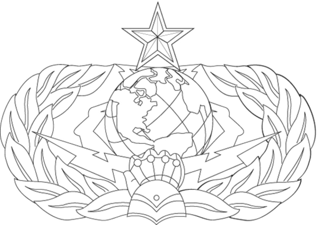 Cyber Space Support Badge-Senior