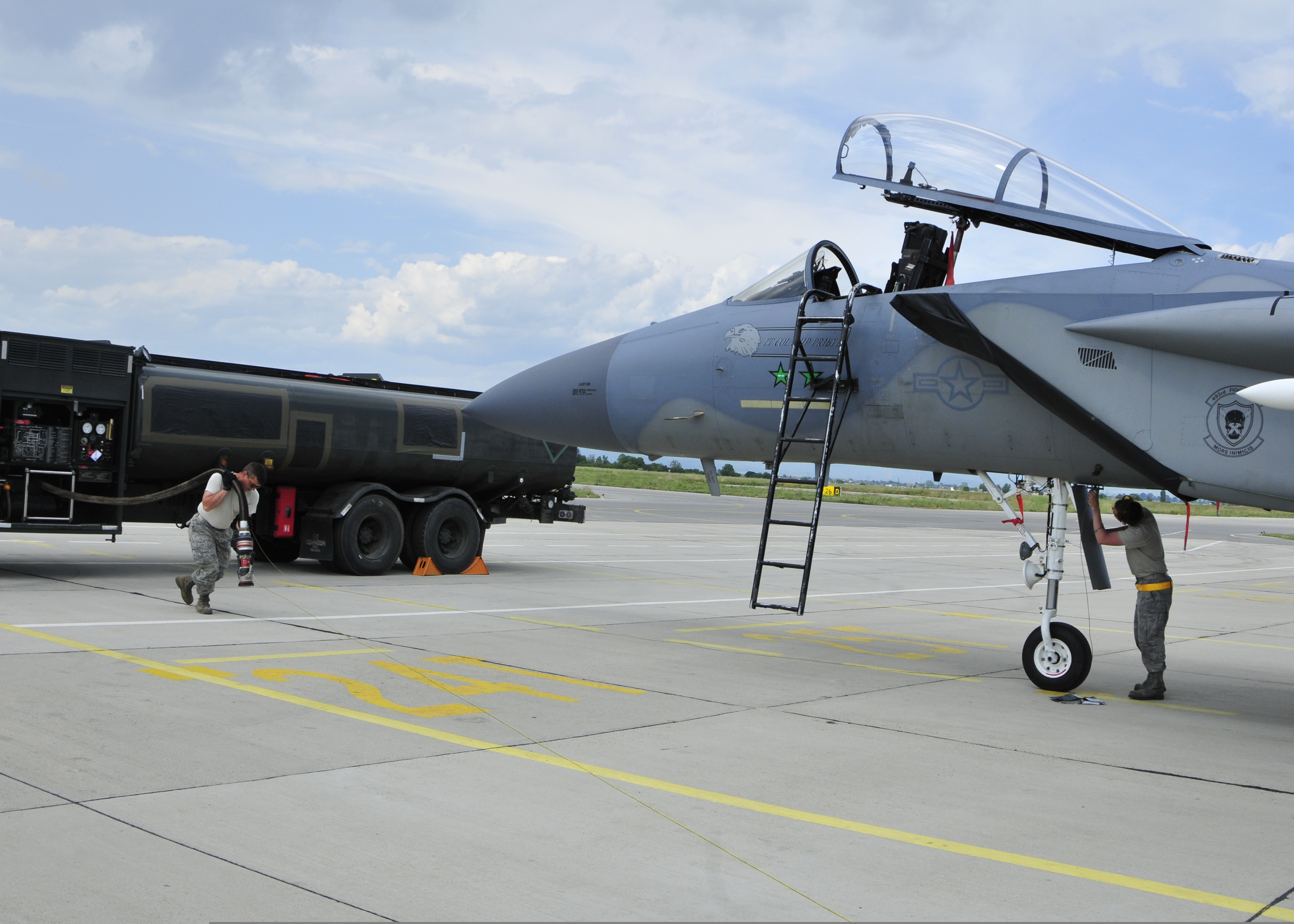 48th LRS: Fueling the mission > Royal Air Force Lakenheath > Display
