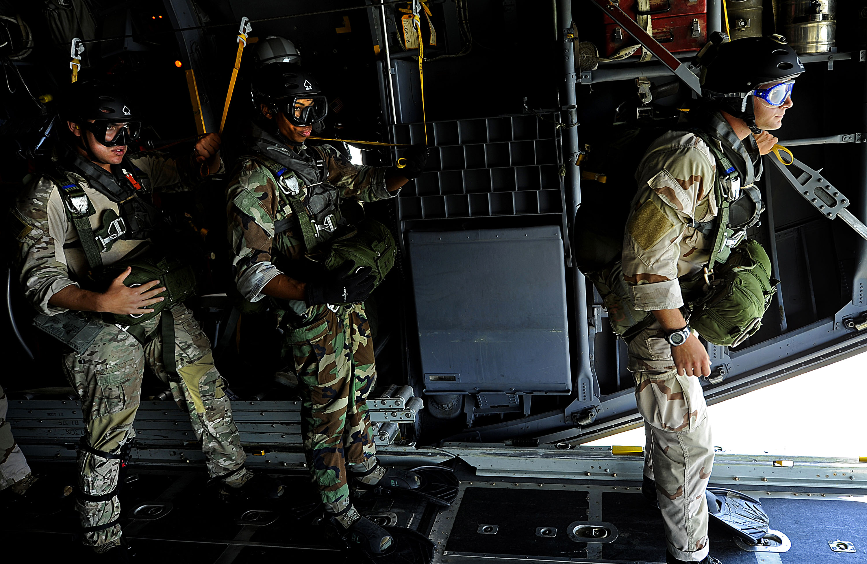 23rd STS Airmen jump from sky to sound