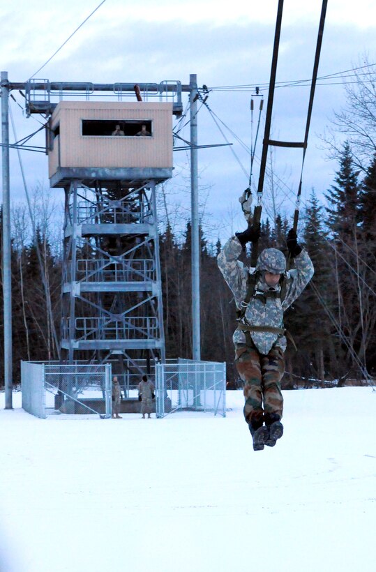An Indian Army soldier practices U.S. Army exiting techniques after ...