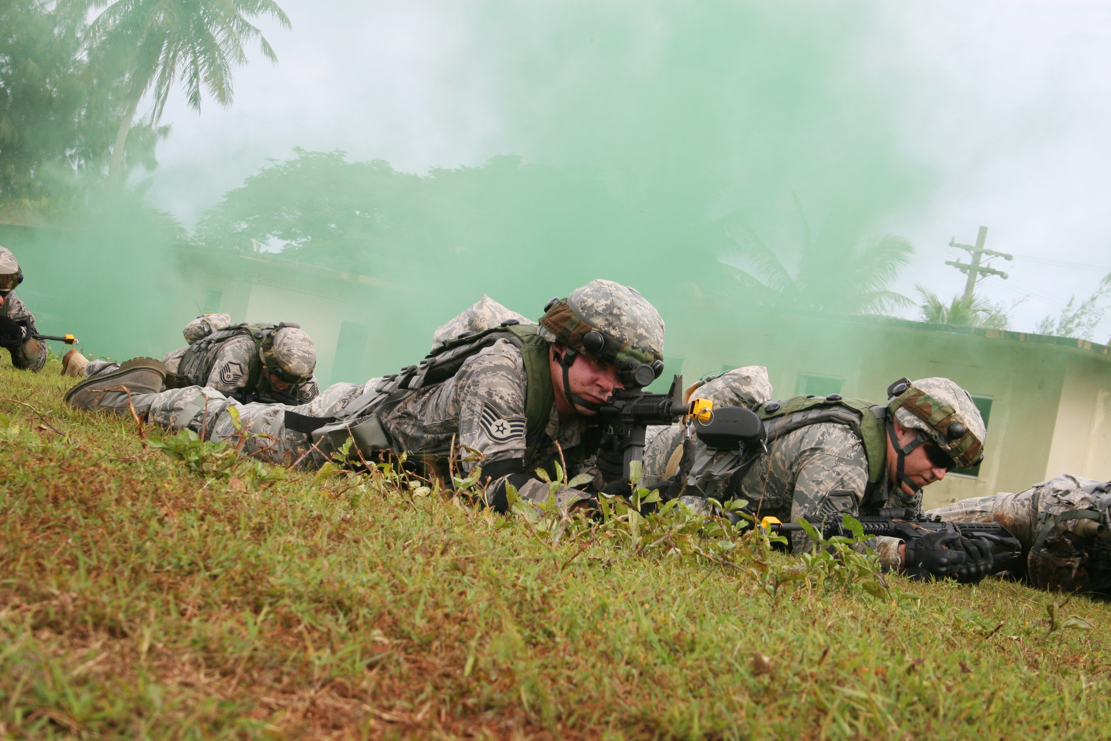 644th Combat Communications Squadron combat training